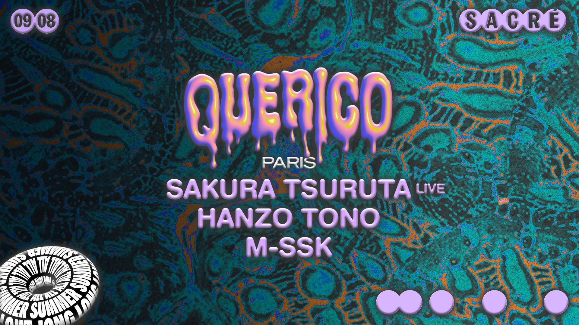 Sacré All Summer Long : Querico Tokyo Takeover at Sacré, Paris