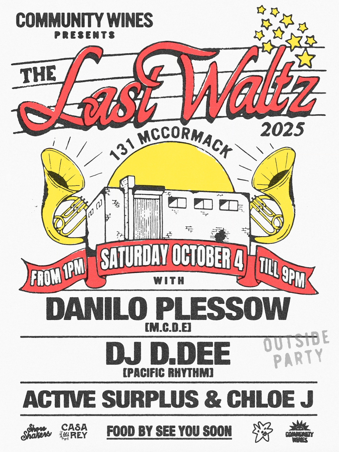 Community Wines presents The Last Waltz 2025 at 131 Mccormack St, Toronto
