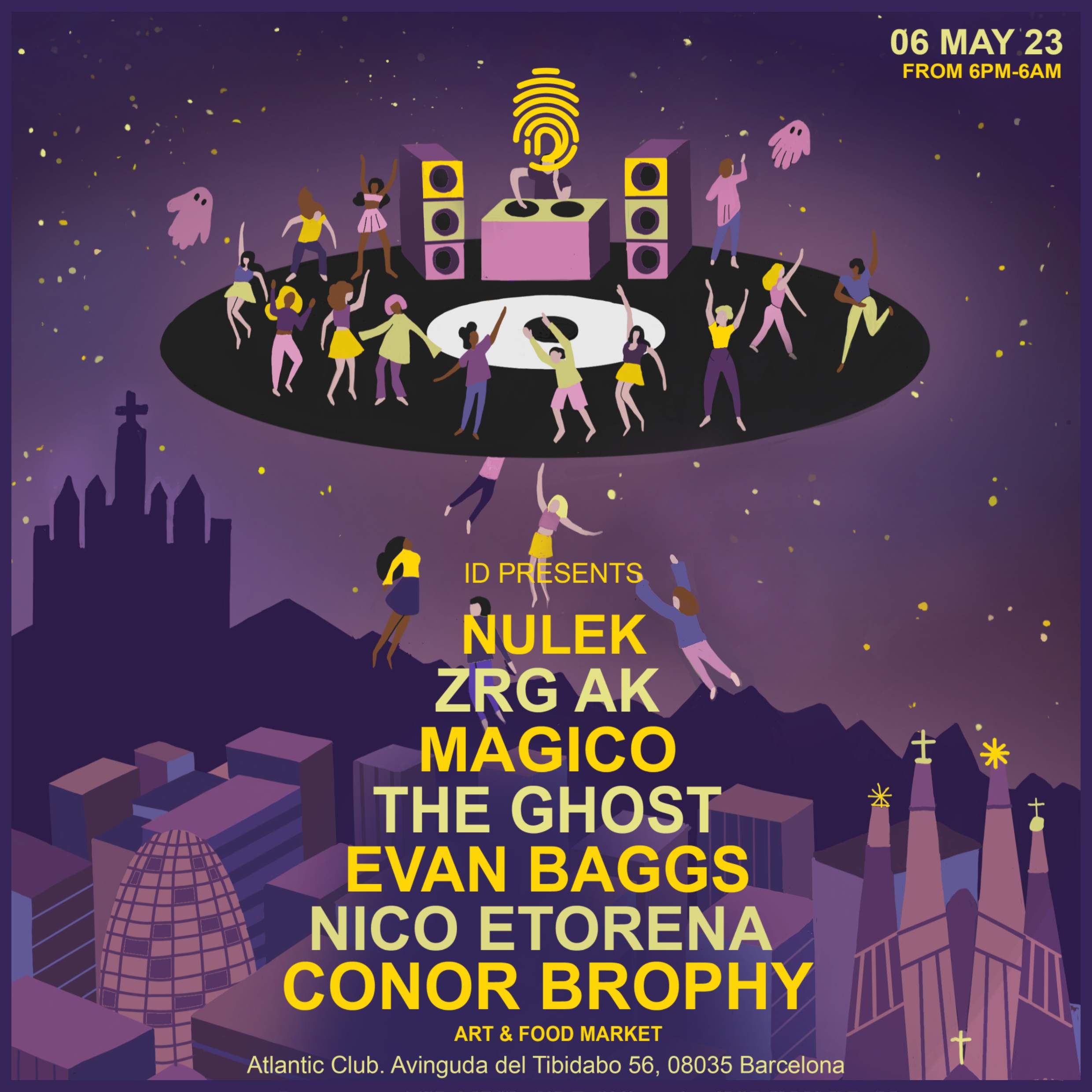 ID presents: The Ghost, Magico, Evan Baggs, zrg AK, Nico Etorena, Nulek ...