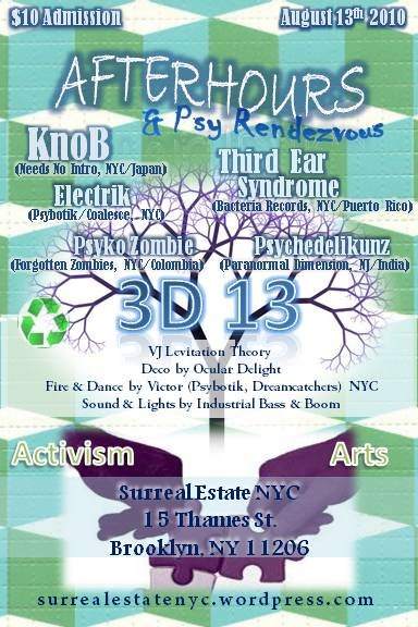 3d-13 *dimensional Dance Party & Friday The 13th Affair* at Surreal ...