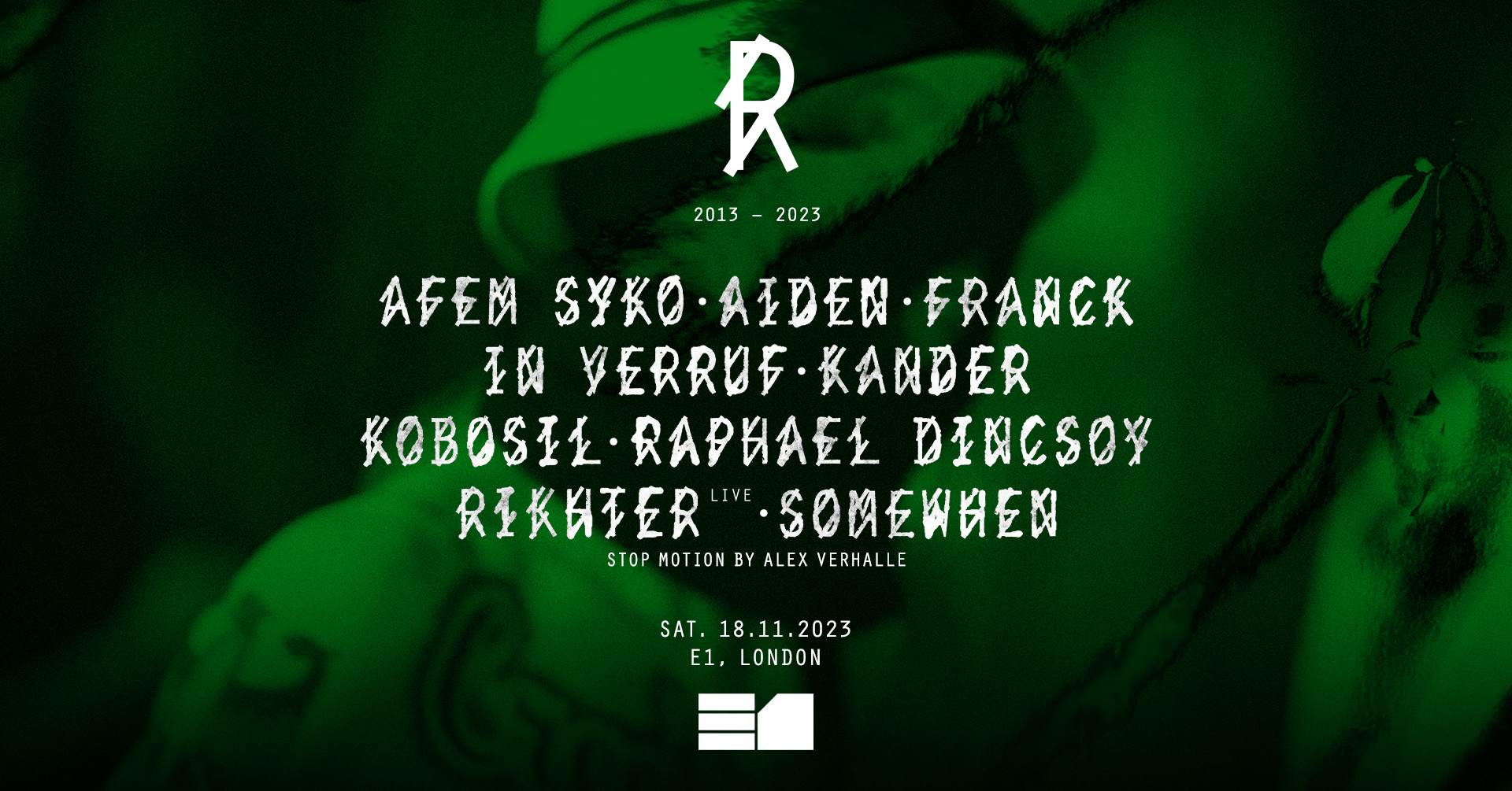 Kobosil - 10Y R LABEL GROUP at E1, London