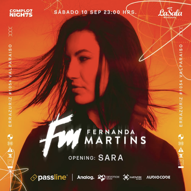 Complot Nights with Fernanda Martins at Club La Sala, Chile