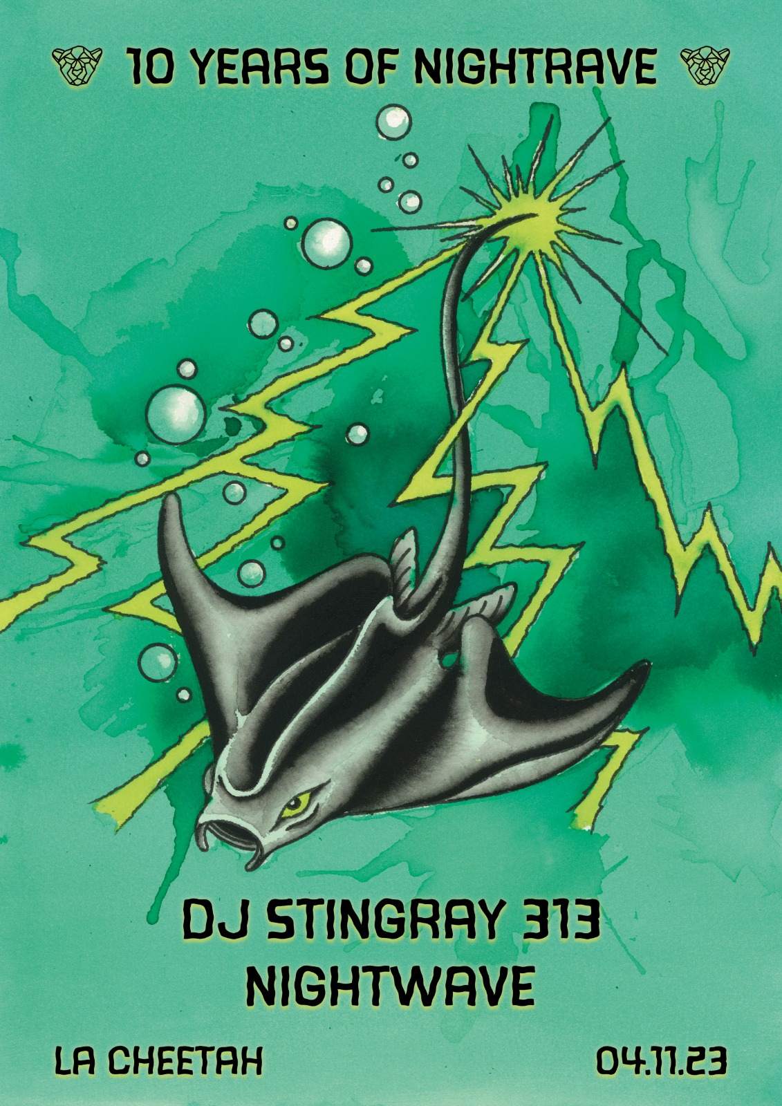 10 Years of Nightrave with DJ Stingray & Nightwave at La Cheetah Club ...
