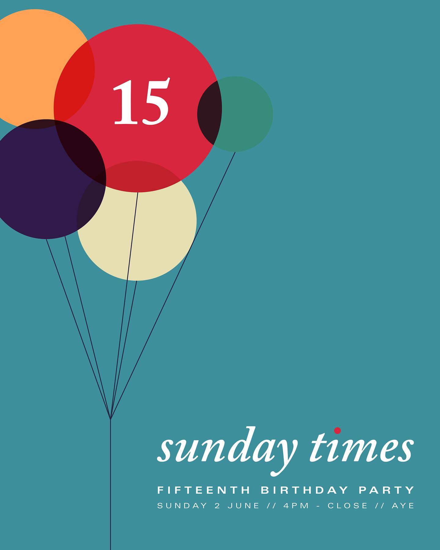 Sunday Times Fifteenth Birthday Party at Aye, Cork