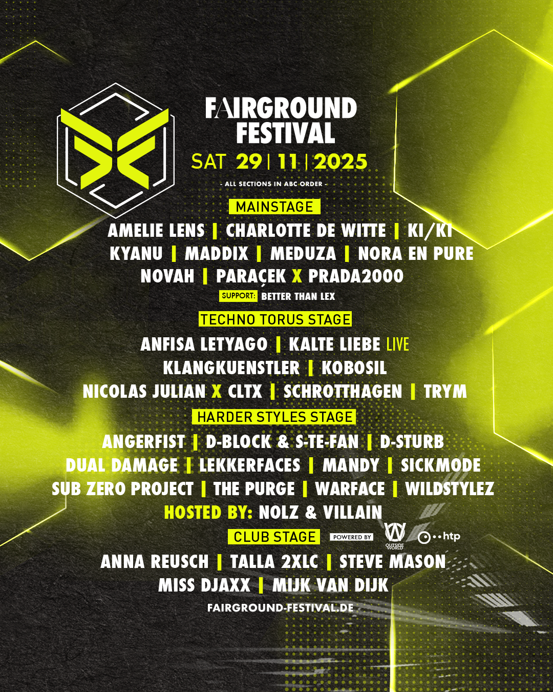 FAIRGROUND FESTIVAL HANNOVER 2025 bei TBA, Hannover