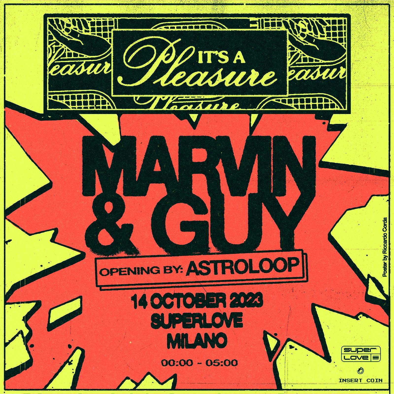 'It's A Pleasure' with Marvin & Guy at Superlove, Milan