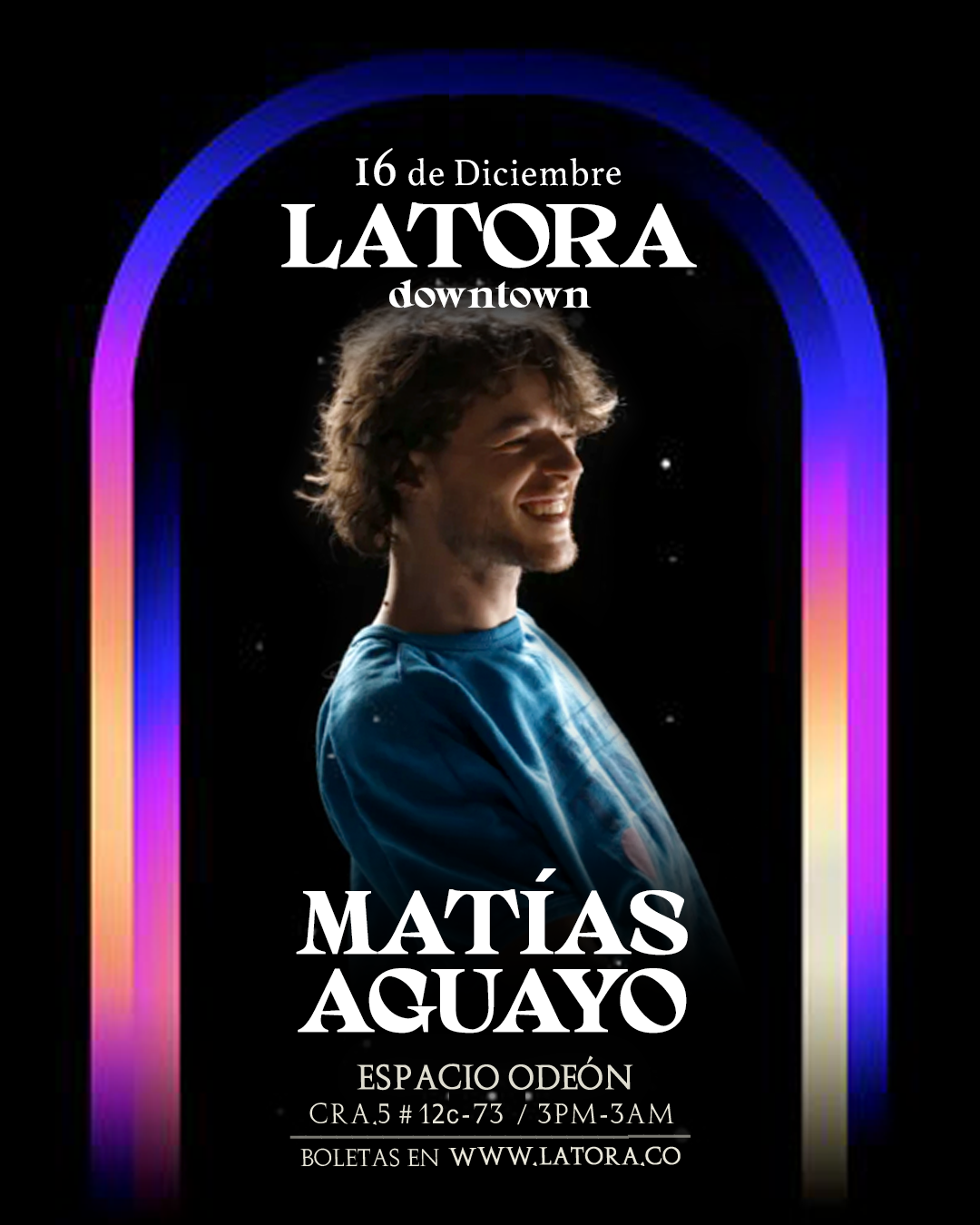 LATORA: Peach + Matias Aguayo at Espacio Odeón, Bogotá