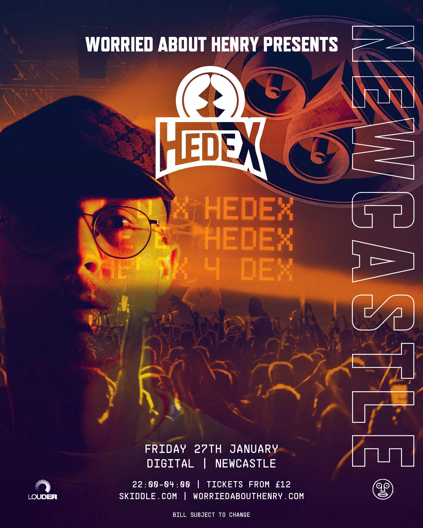 Worried About Henry Presents: Hedex at Digital, Newcastle