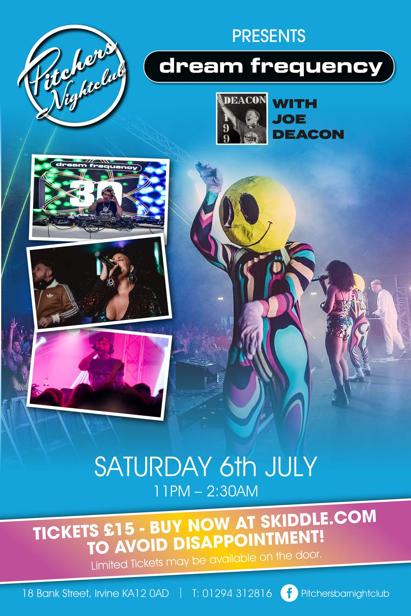 Pitchers presents Dream Frequency with Joe Deacon at Pitchers Bar and ...