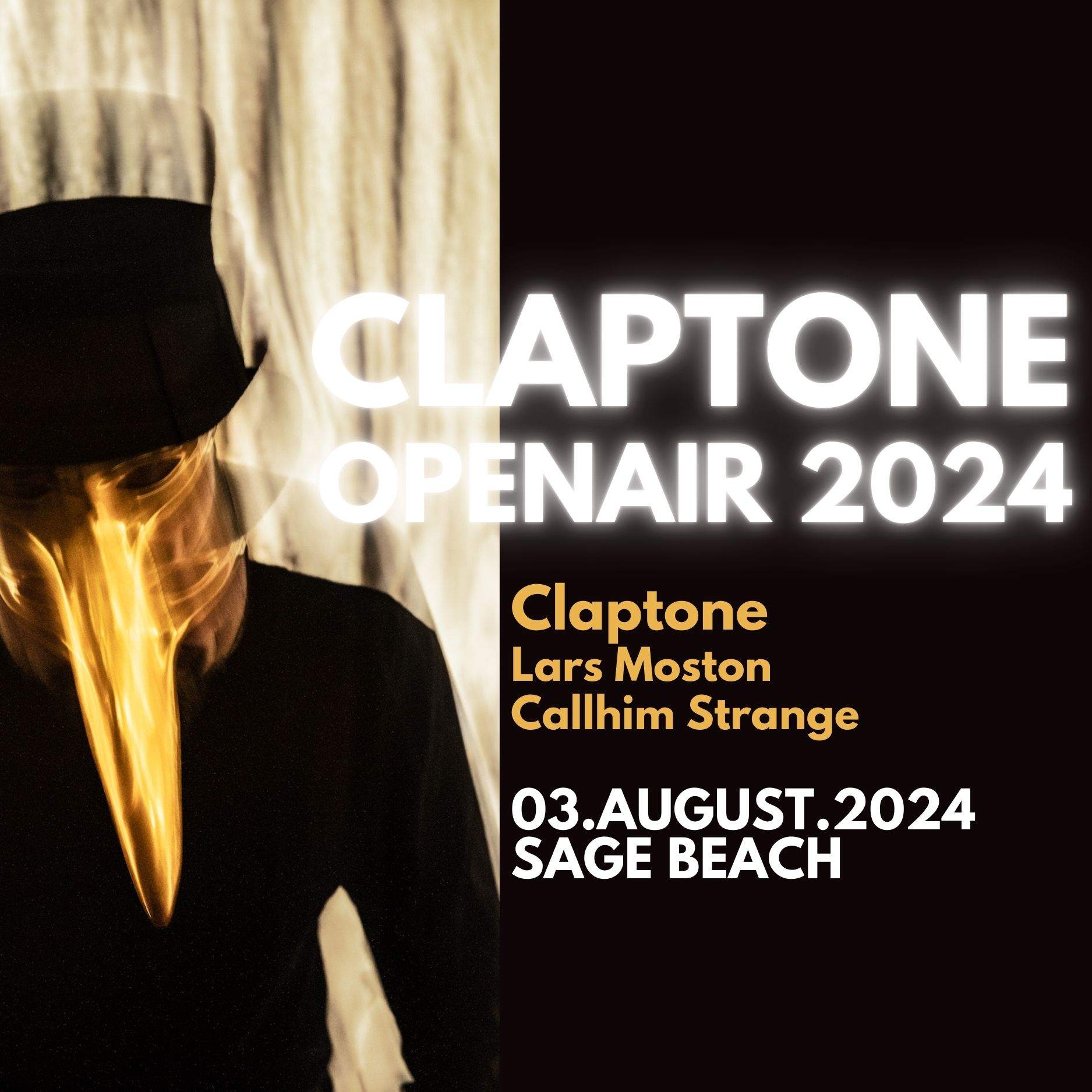 Claptone Sage Beach Open Air 2024 at Sage Beach Berlin, Berlin