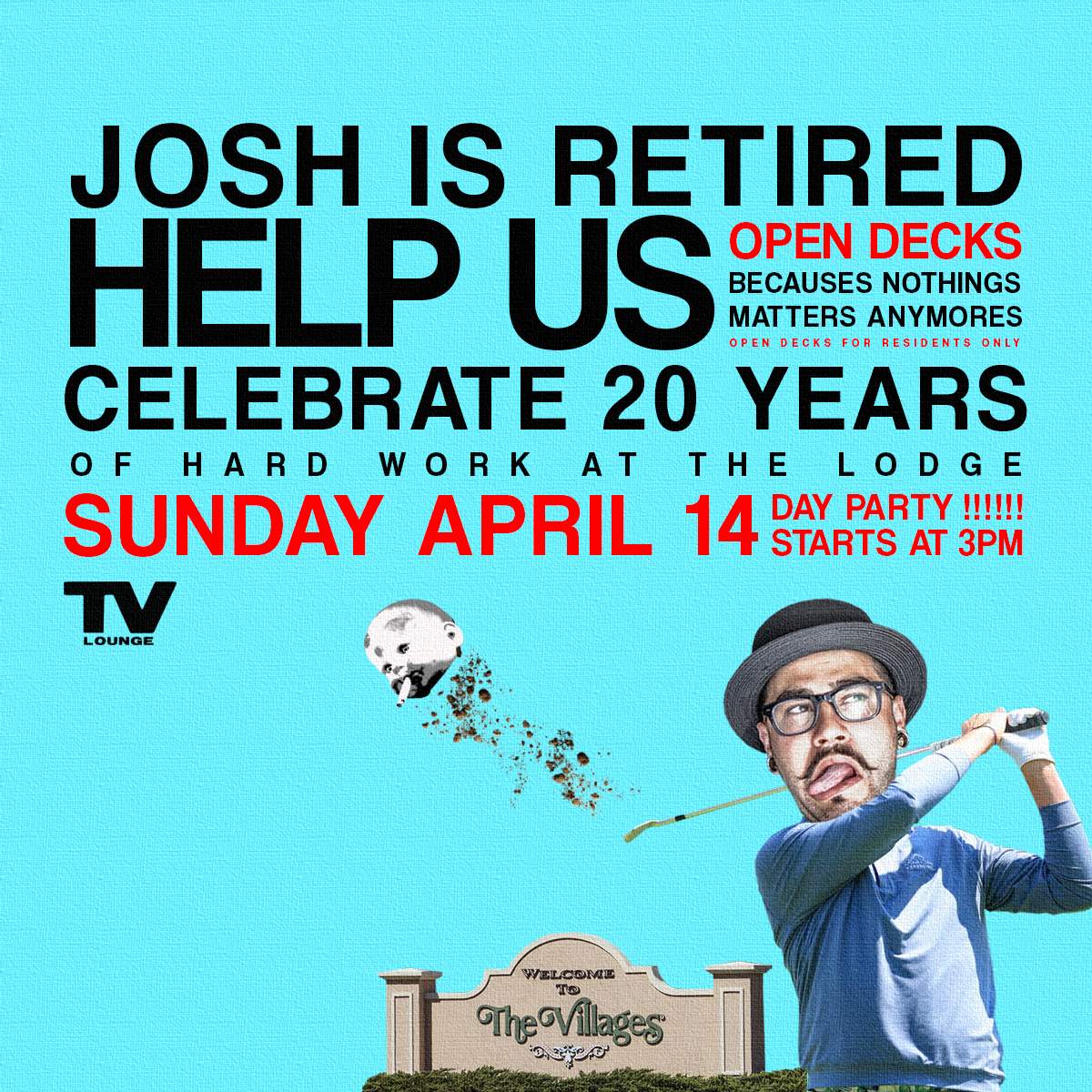 Josh's (aka Mister Joshooa) Retirement Party - Help Us Celebrate 20 ...