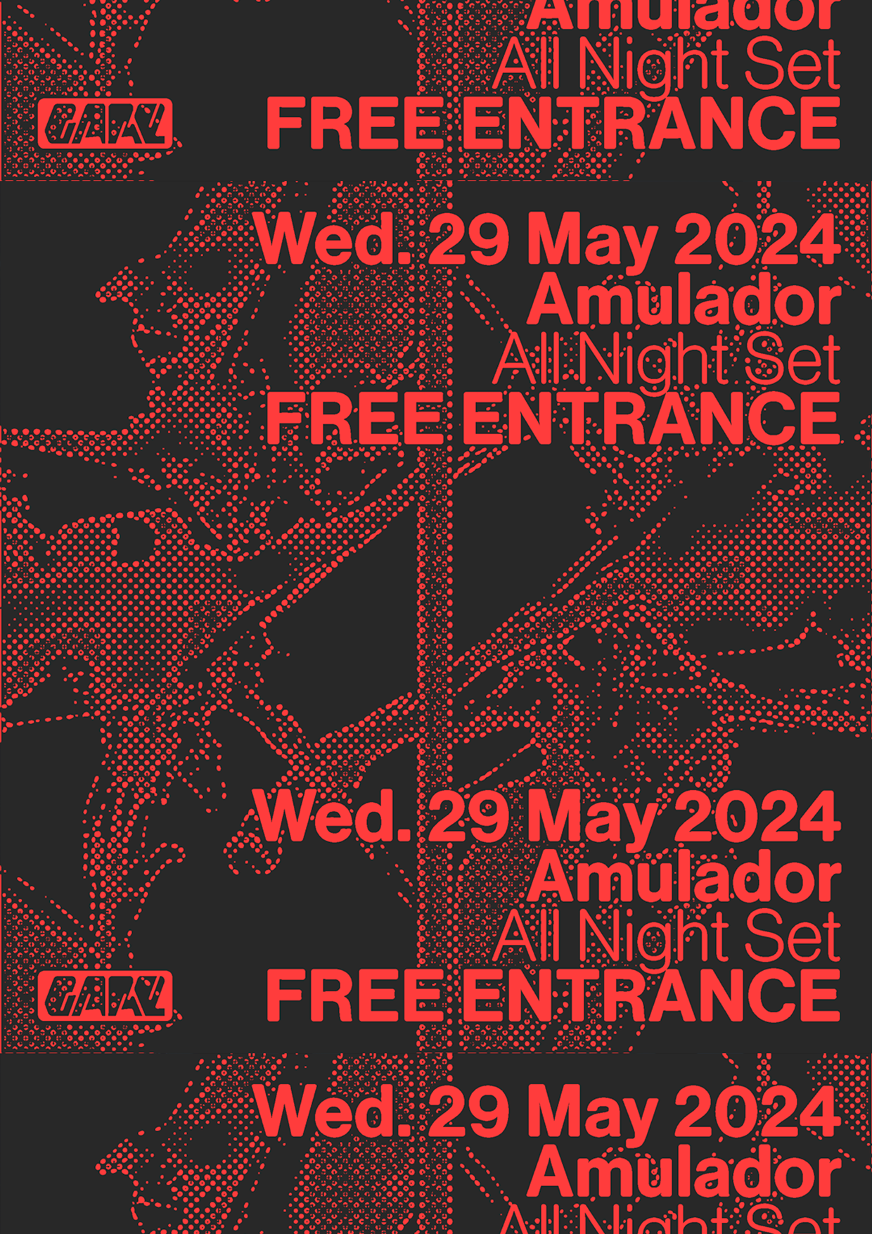 Amulador all night set - free entry at Gare Porto, Porto