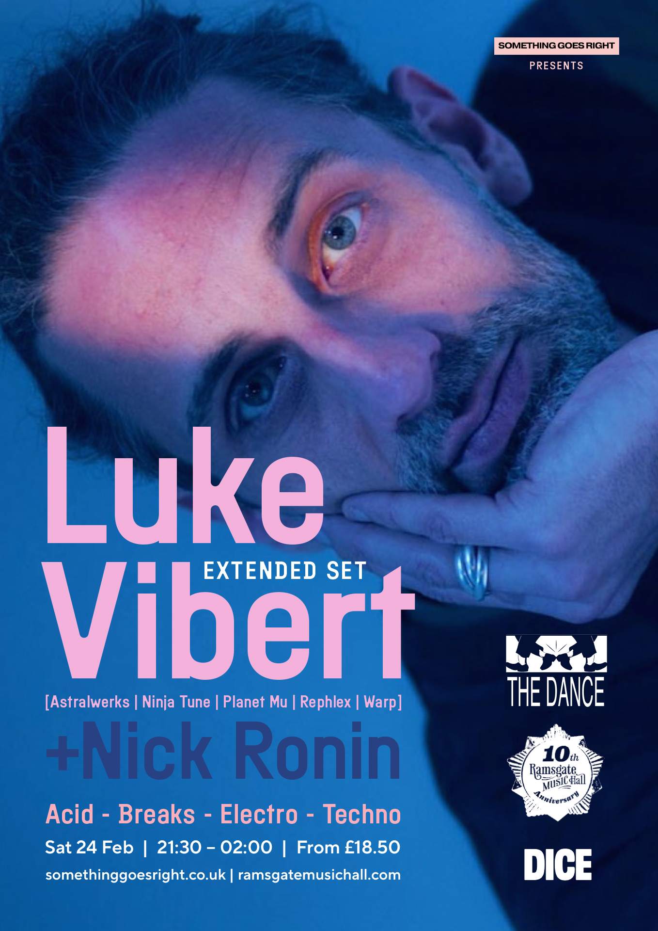 Luke Vibert Extended Set at Ramsgate Music Hall, South + East
