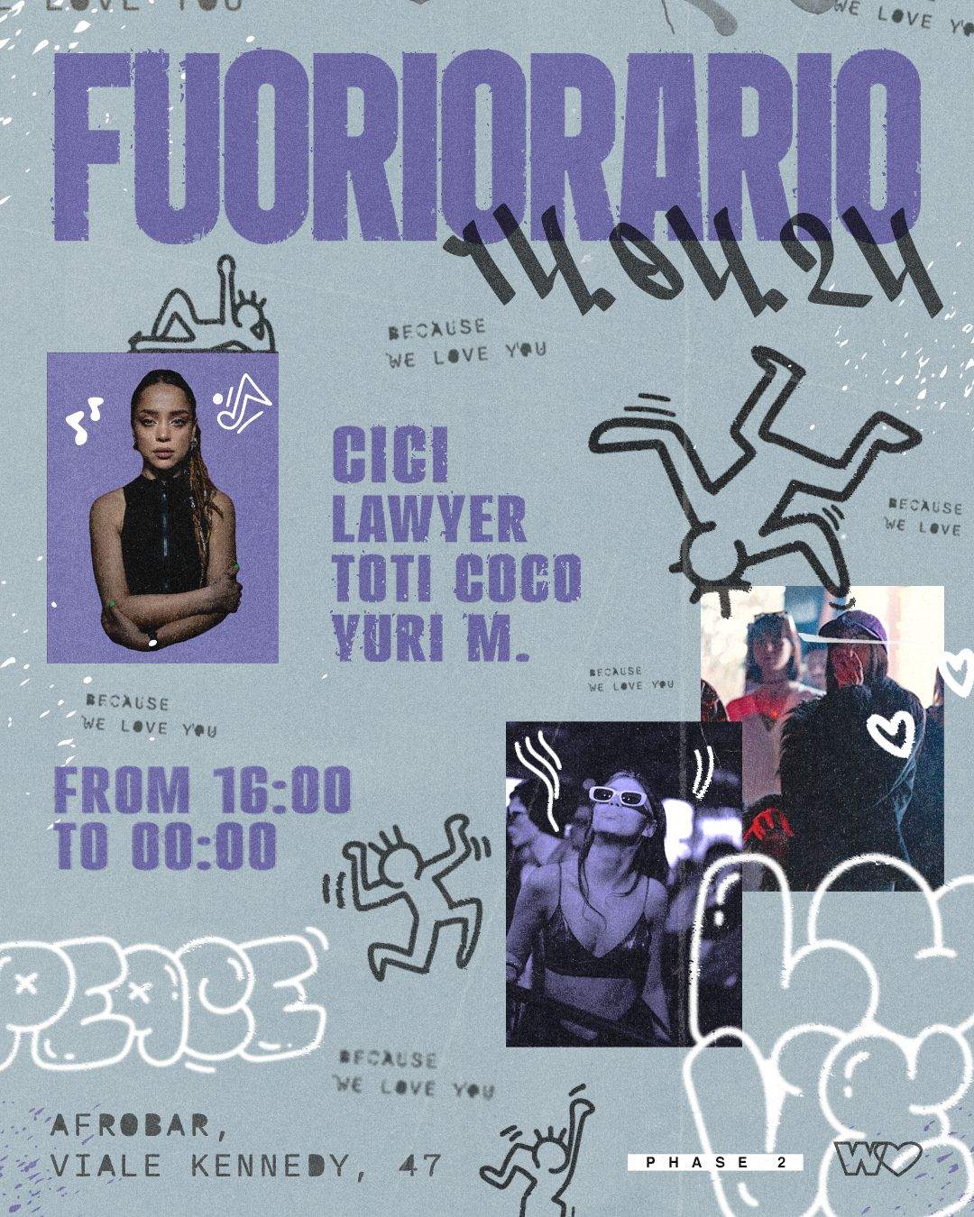 FUORIORARIO with Cici at Afrobar, Sicily