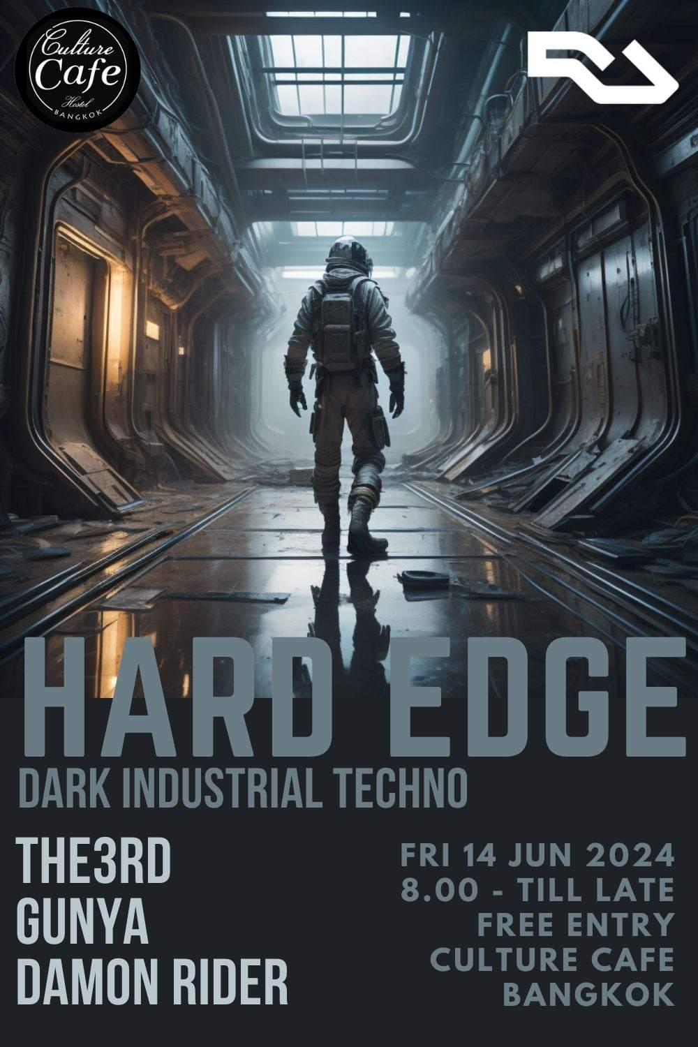 HARD EDGE: Dark&Industrial Hard Techno bei Culture Cafe, Bangkok