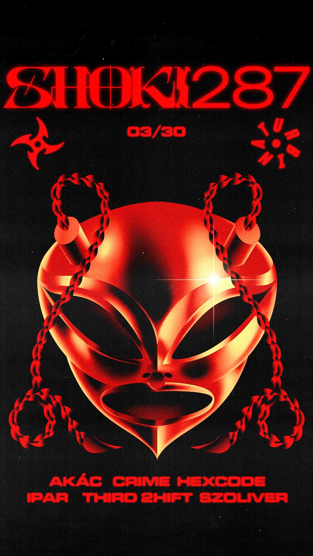 Crime with SHOKI287 at Turbina, Budapest