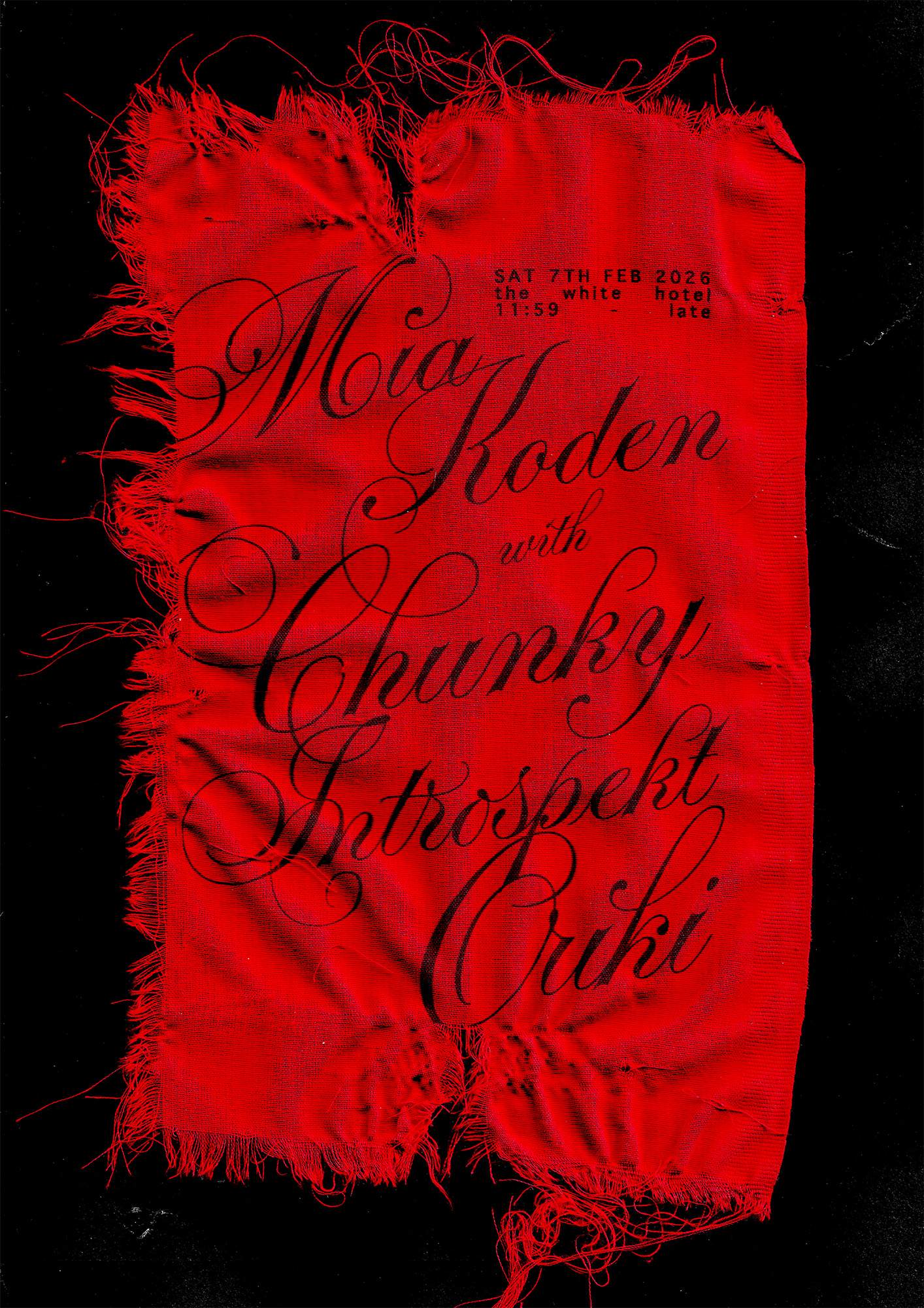 Mia Koden w/ Chunky / Introspekt / Oriki at The White Hotel, Manchester