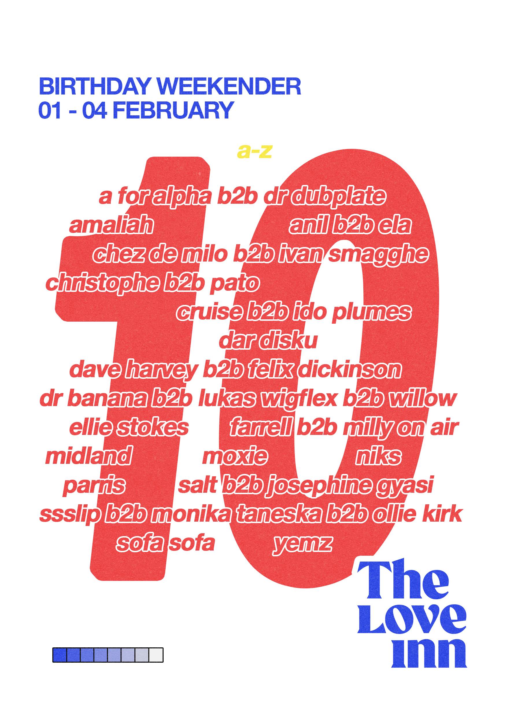 The Love Inn 10th Birthday Weekender bei The Love Inn, Bristol