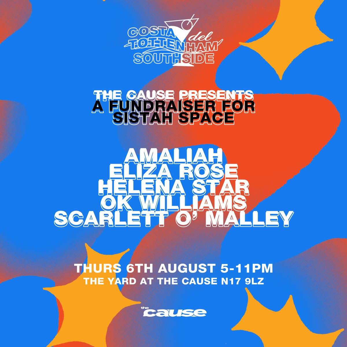 The Cause presents A Fundraiser For Sistah Space at The Cause, London
