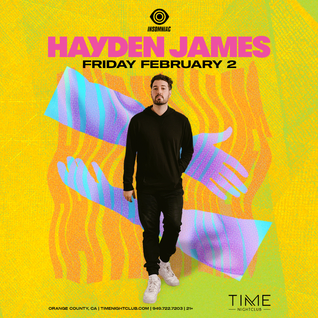 Hayden James at Time Nightclub, Los Angeles