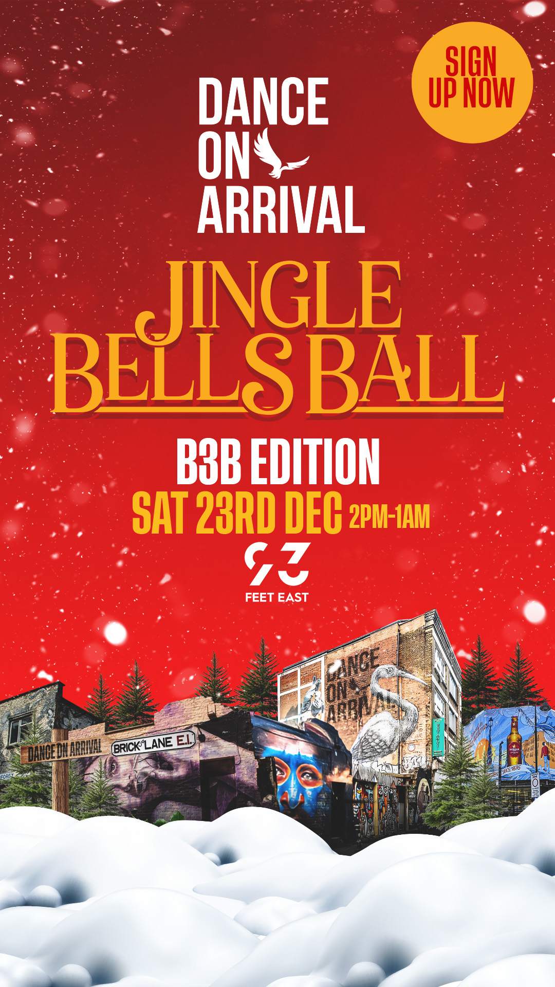DanceOnArrival: The Jingle Bells Ball at 93 Feet East, London