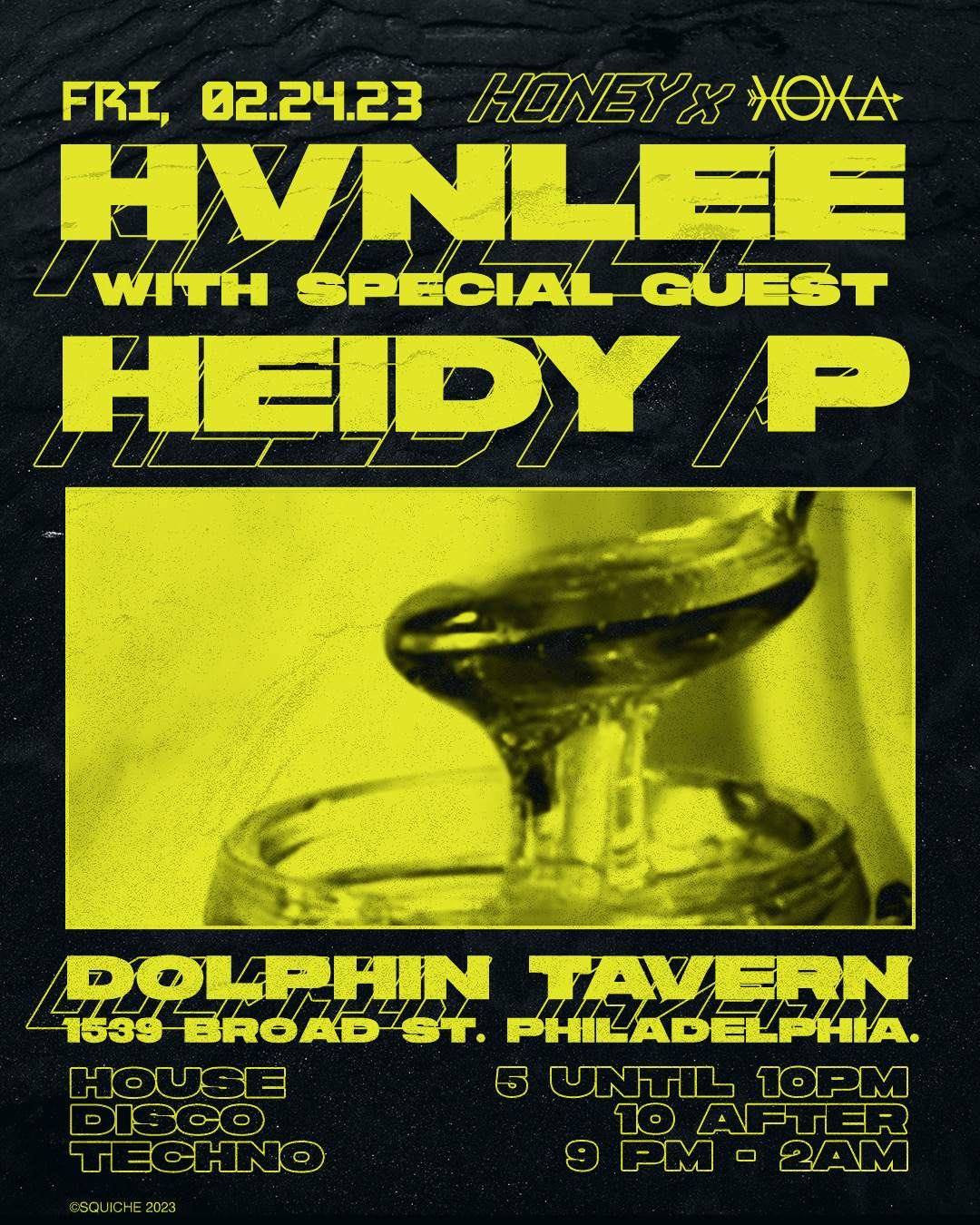 HONEY with HVNLEE & HEIDY P at The Dolphin, Philadelphia