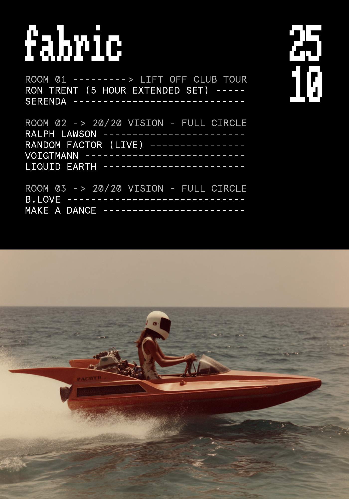 fabric: Ron Trent, Ralph Lawson, Serenda, Random Factor (Live ...