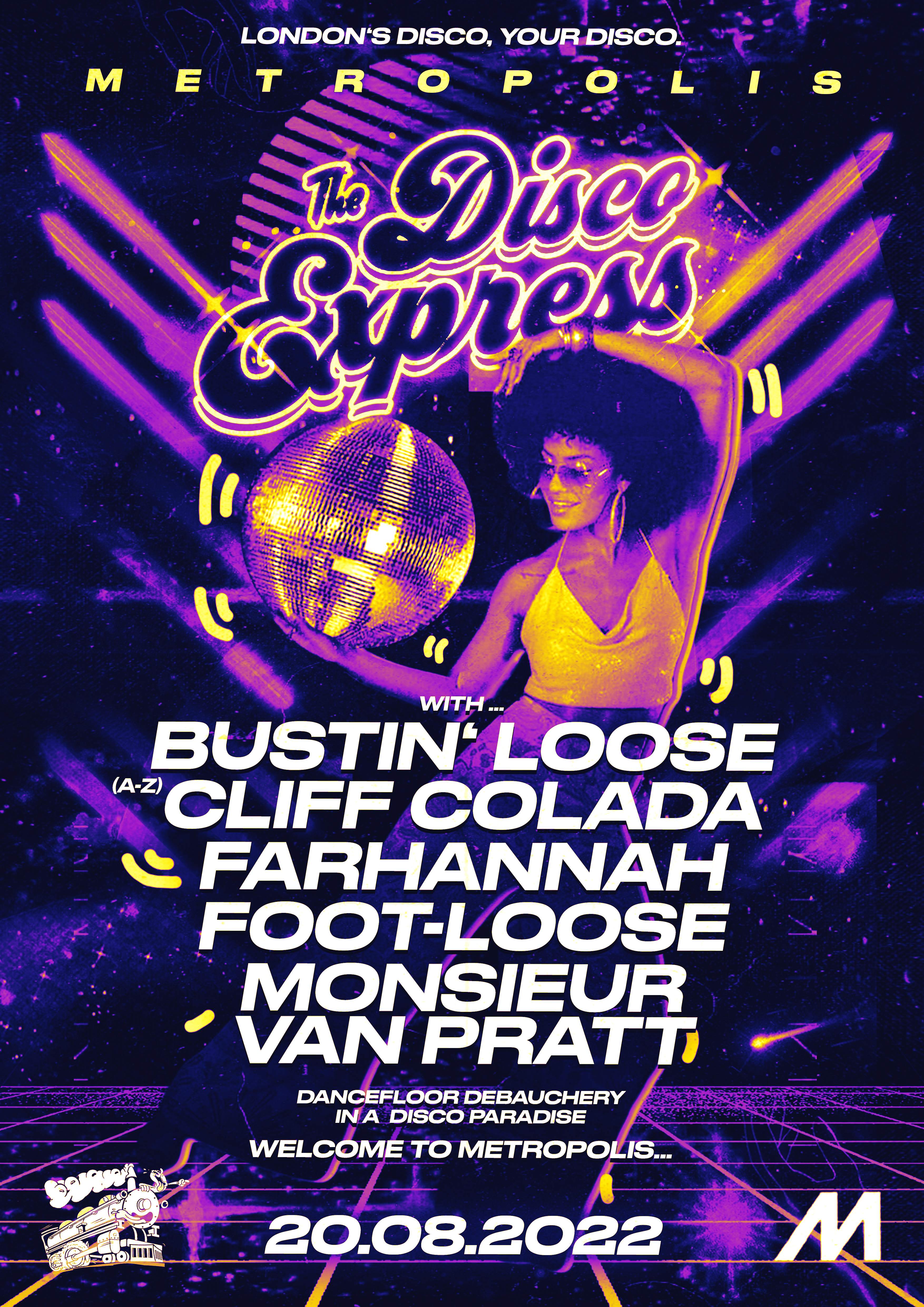 The Disco Express: Basement Jam bei Metropolis, London