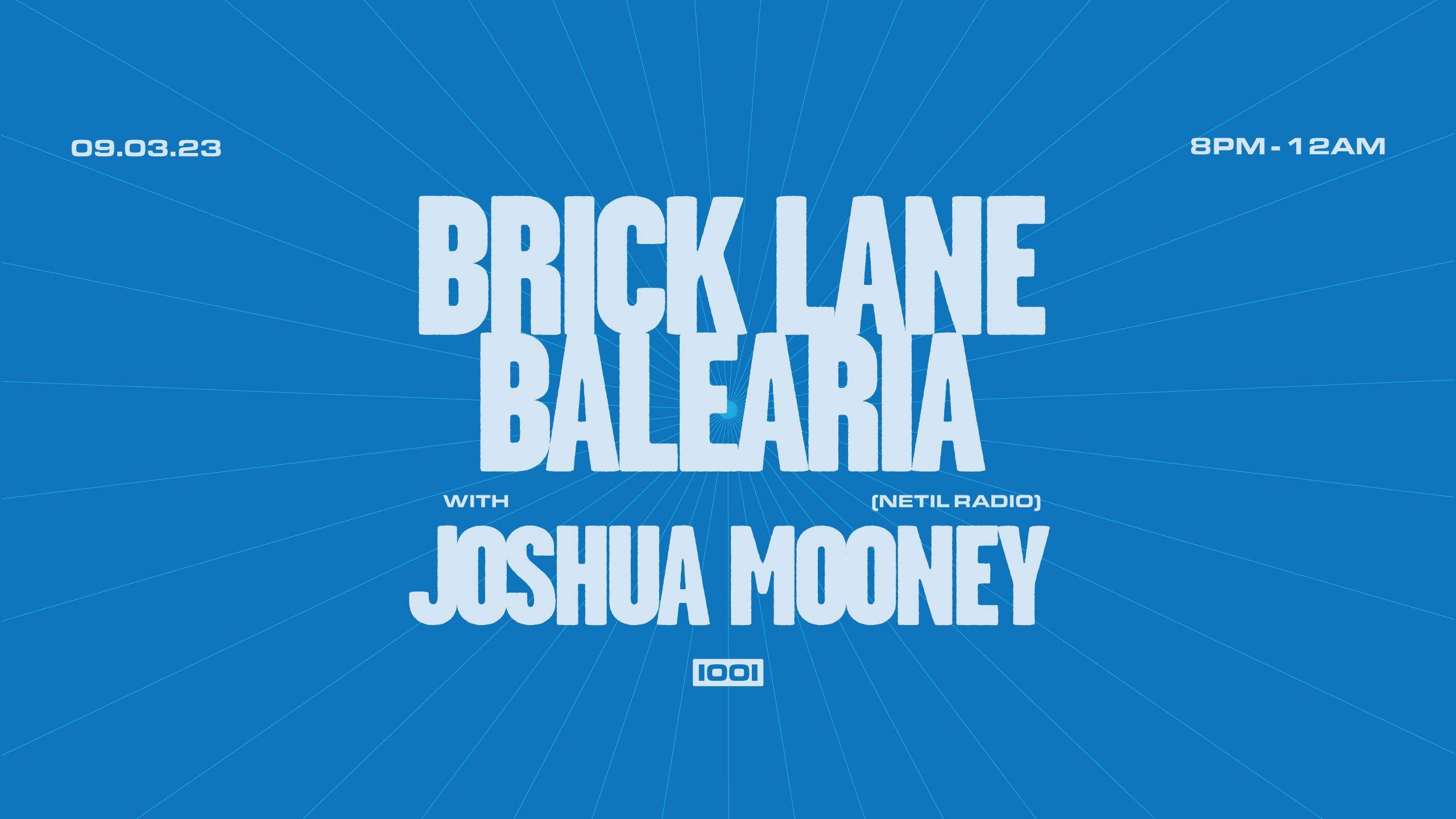 Brick Lane Balearia with Joshua Mooney bei Cafe 1001, London