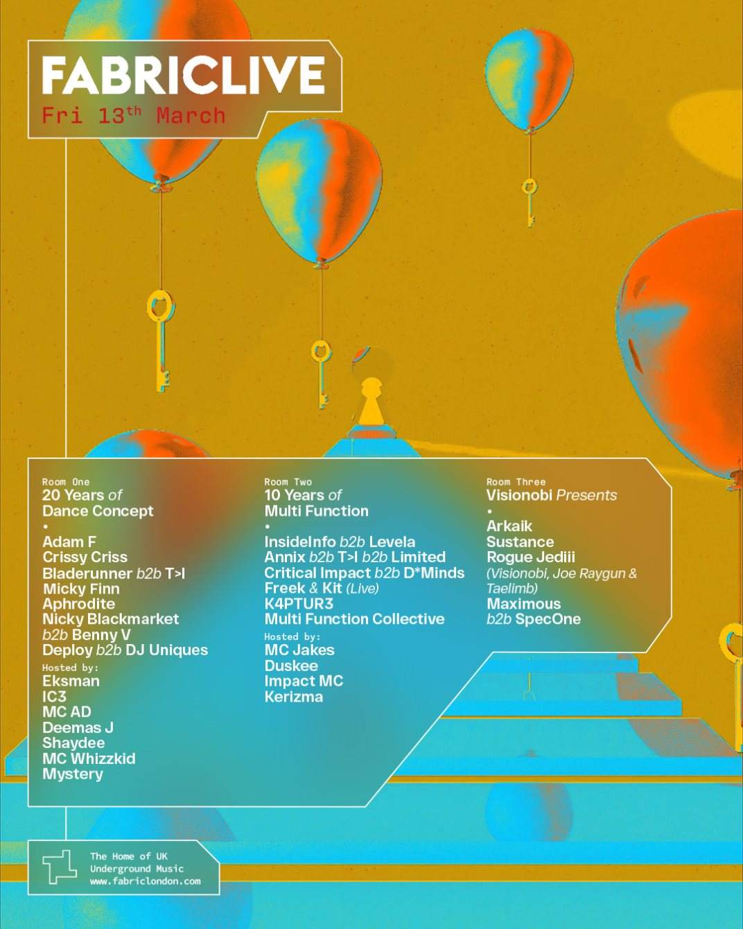 FABRICLIVE: 20 Years of Dance Concept & 10 Years of Multi Function at ...