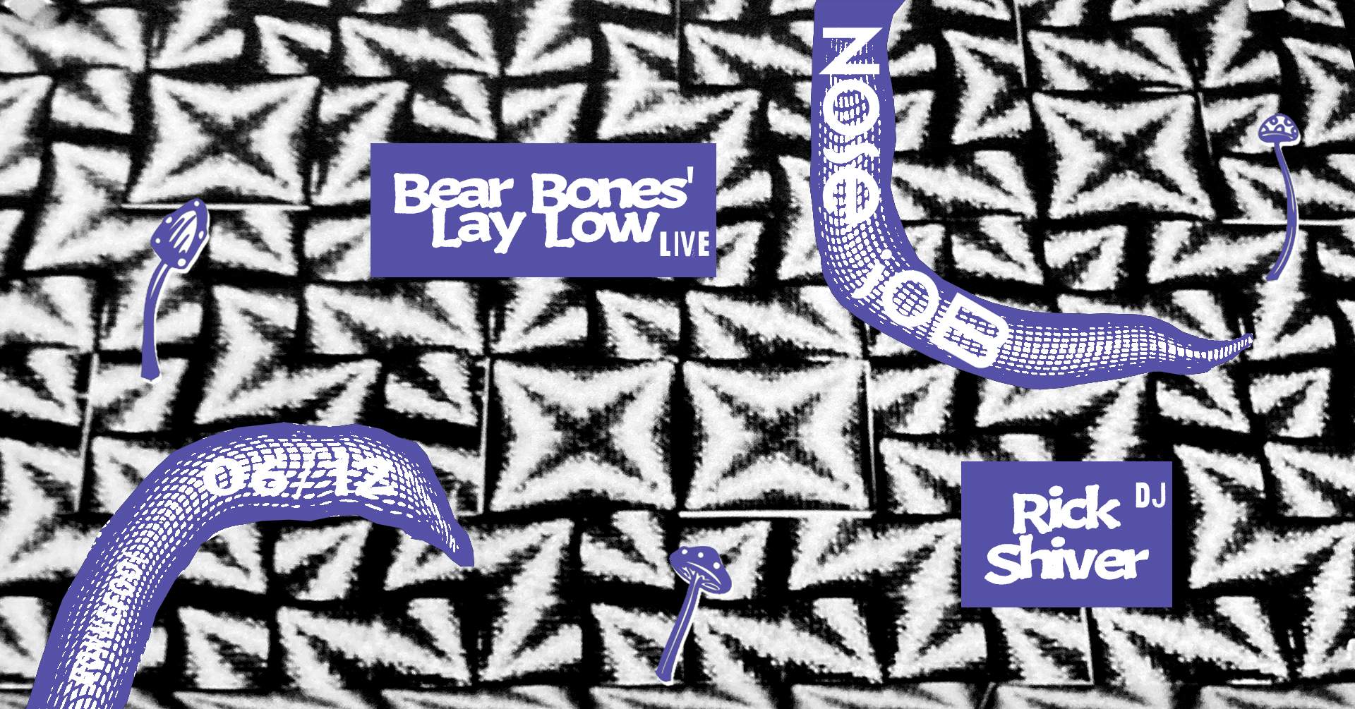 Nose Job w/ Bear Bones, Lay Low / Rick Shiver en Bonnefooi, Brussels