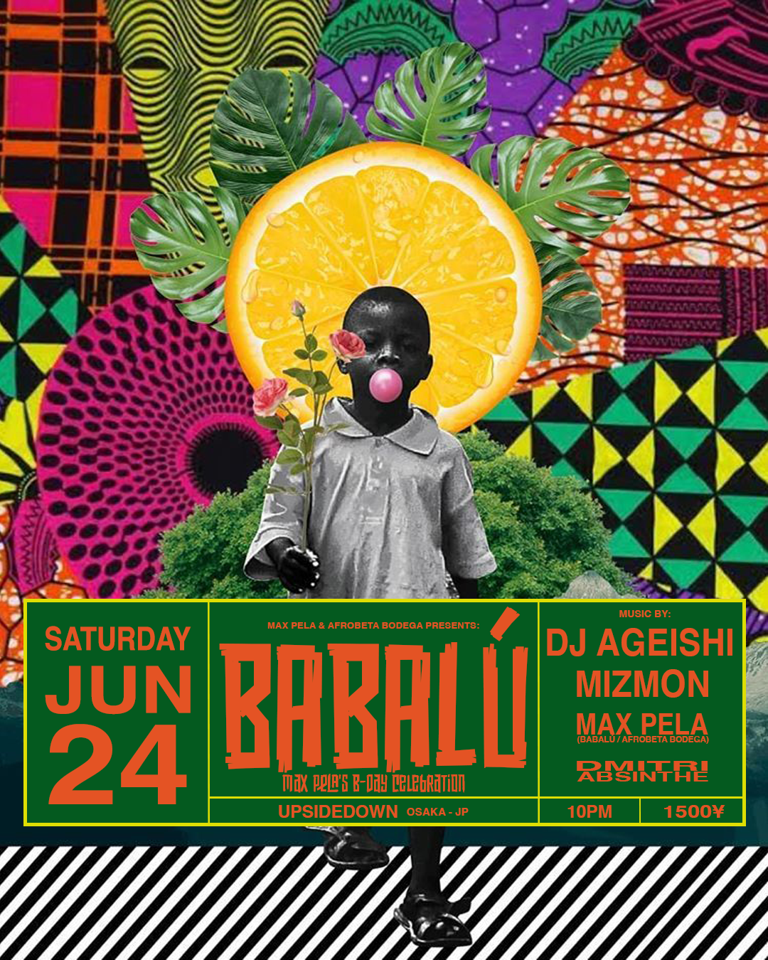 BABALÚ feat. Dj Ageishi, Mizmon, DMITRI ABSINTHE, Max Pela at Upside ...