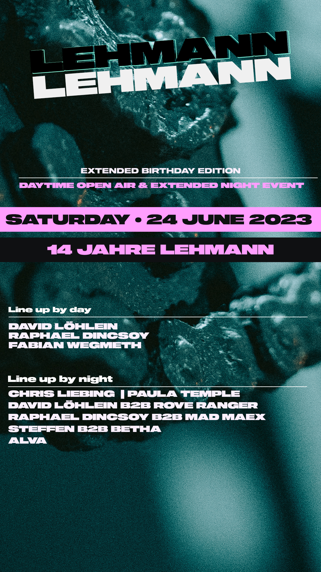 14 JAHRE LEHMANN (Open Air & Club) at Lehmann Club, Stuttgart