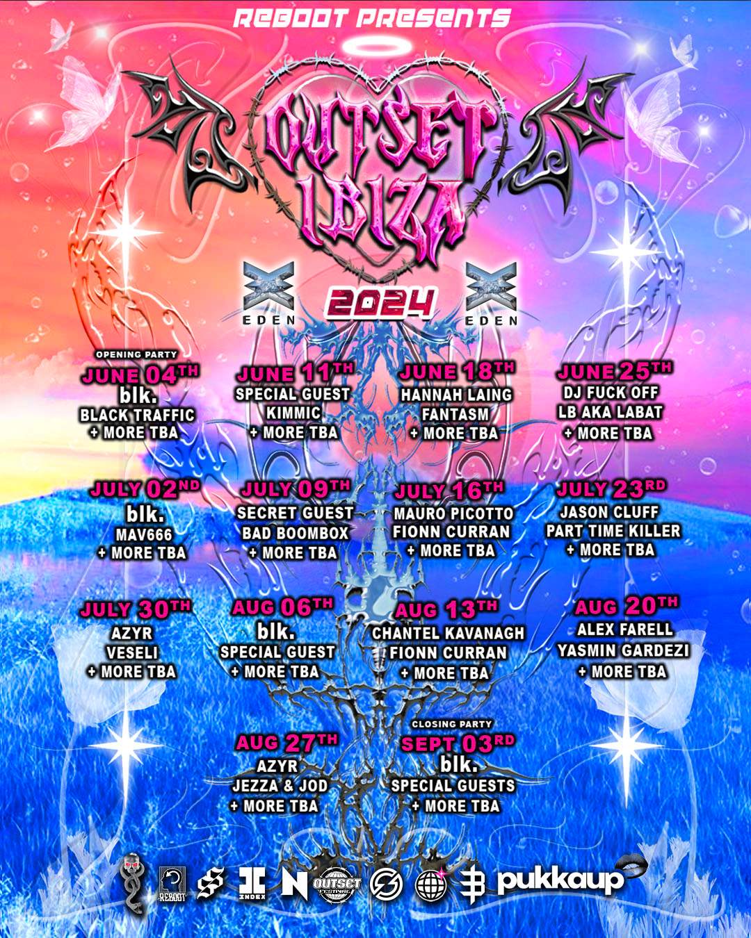 Reboot presents - Outset Ibiza W/ Azyr & Veseli TBA en Eden, Ibiza ...