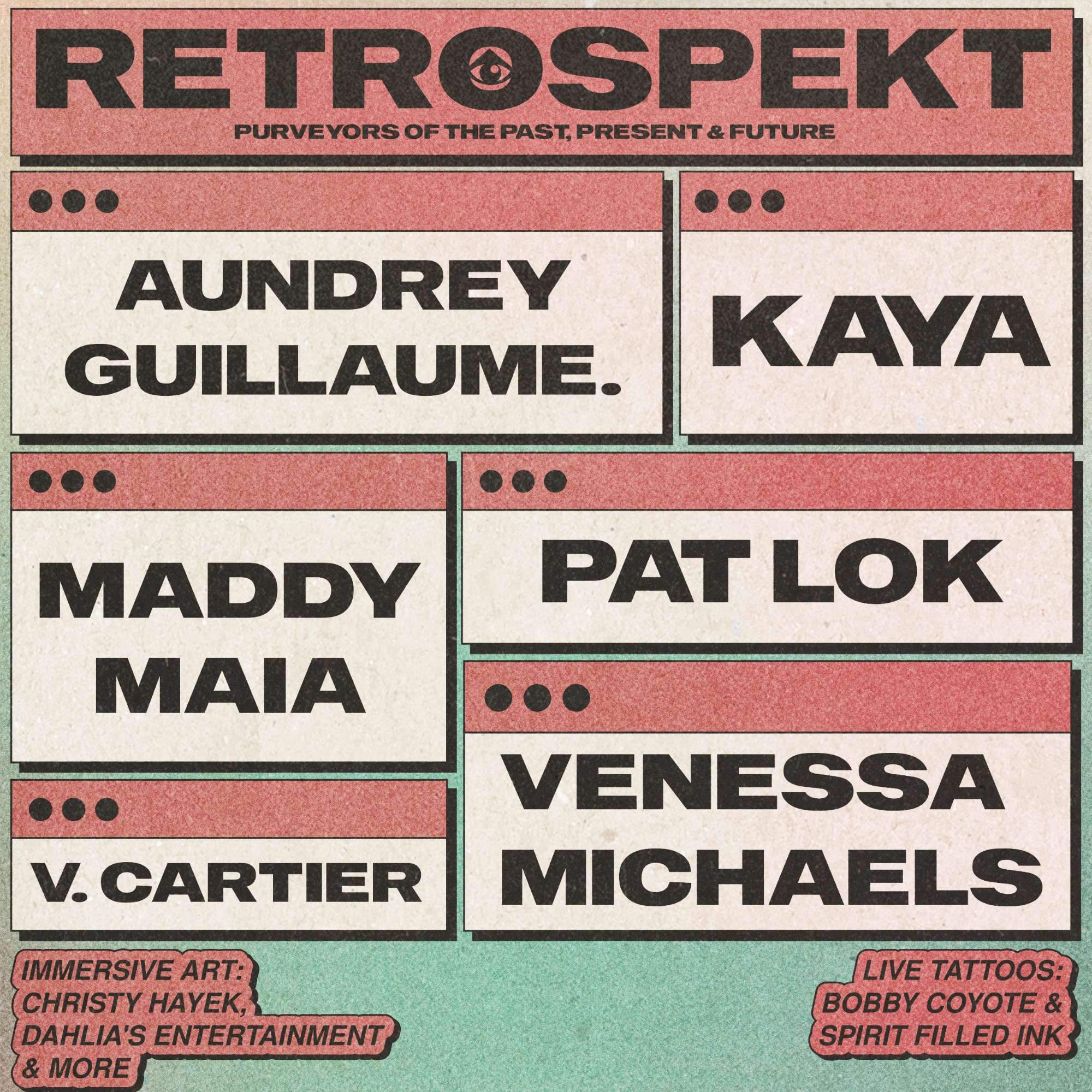 RETROSPEKT Live at TBA - Downtown LA, Los Angeles