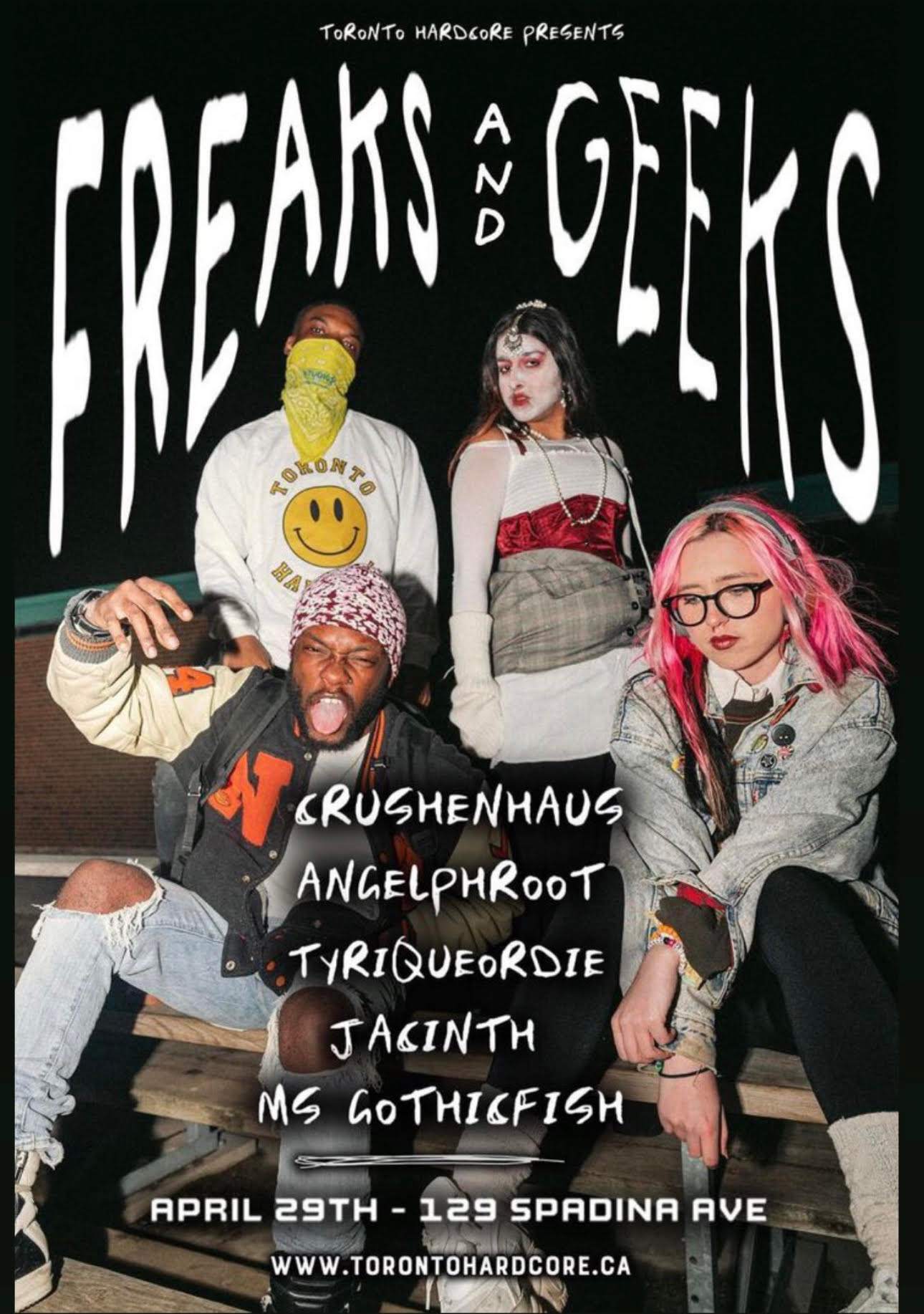 Toronto Hardcore presents: Freaks and Greeks at Cinecycle, Toronto