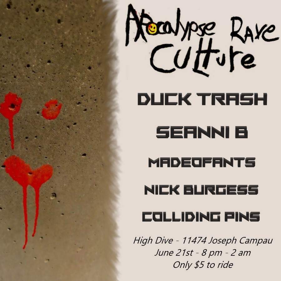 Apocalypse Rave Culture at The High Dive, Detroit