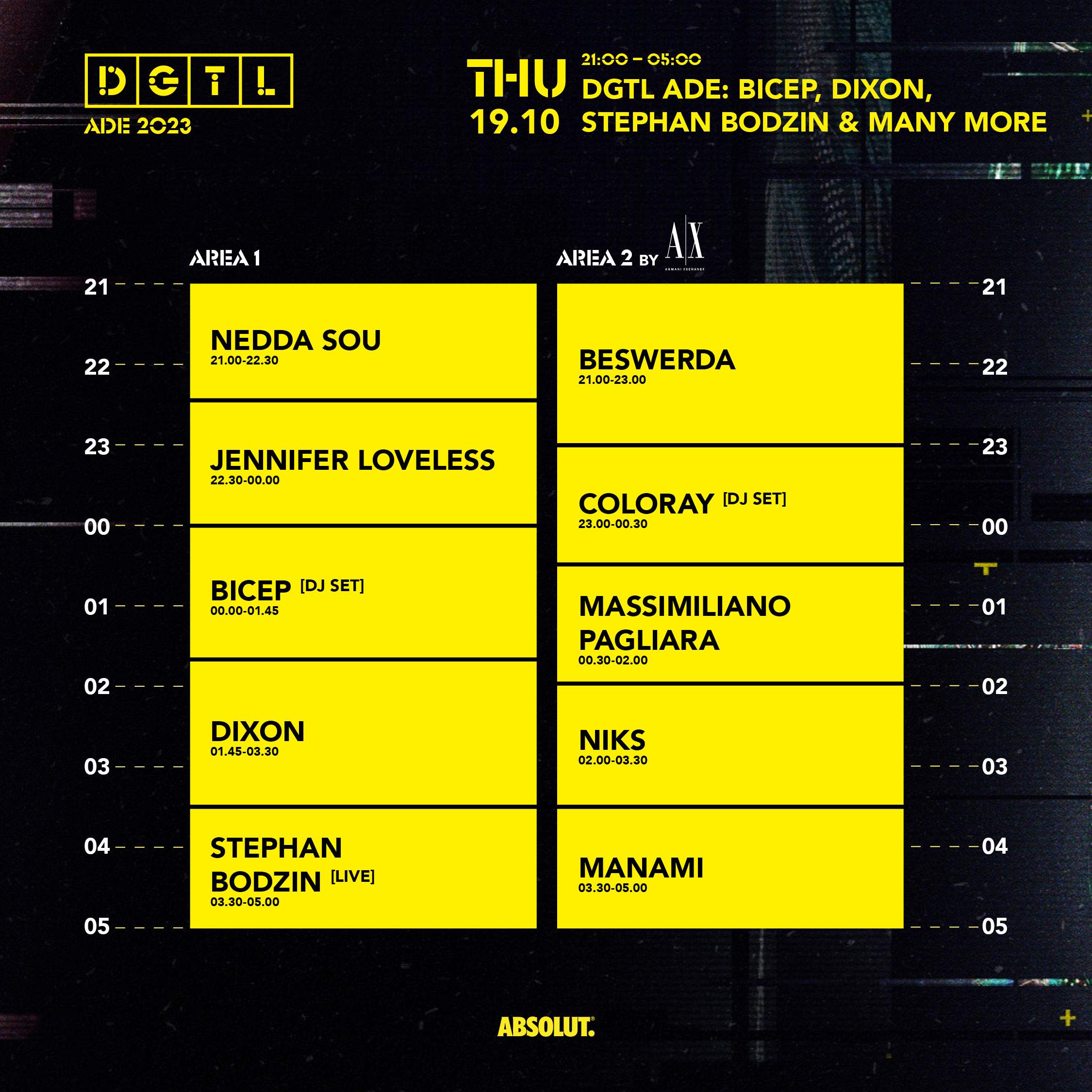 DGTL ADE: Bicep, Dixon, Stephan Bodzin & many more (SOLD OUT) at NDSM Scheepsbouwloods, Amsterdam