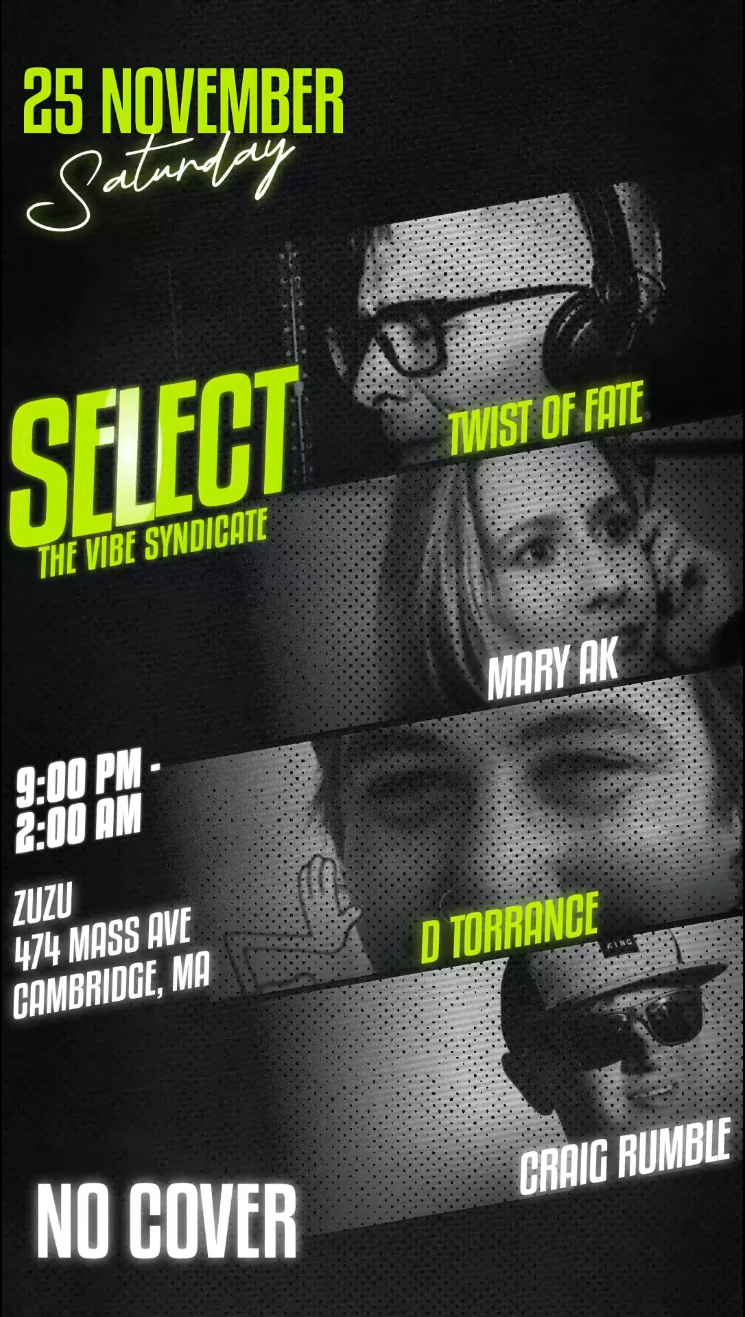 SELECT feat. Twist of Fate, Mary AK, D Torrance, Craig Rumble em Zuzu ...