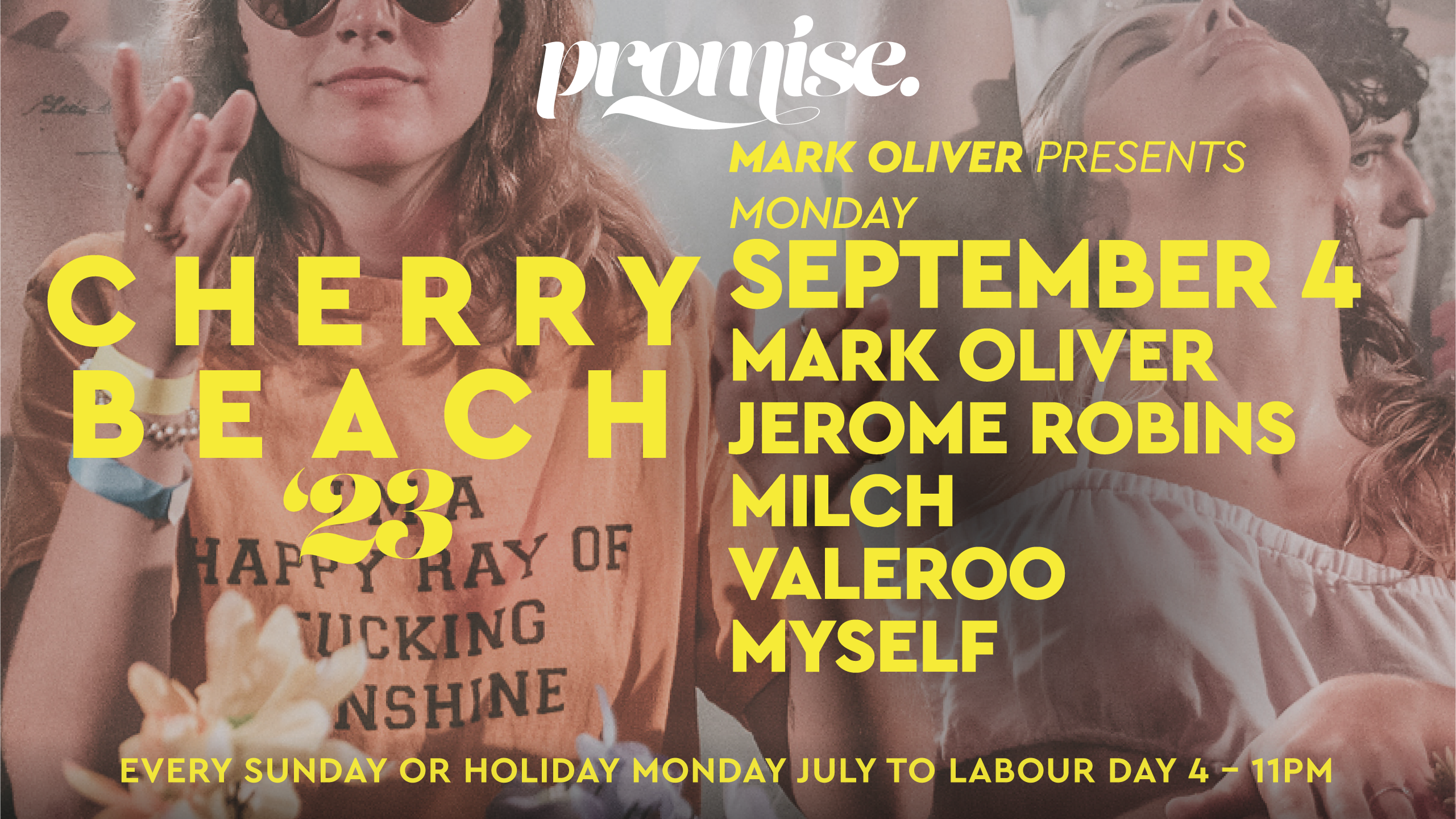 Promise Cherry Beach x Mark Oliver presents en Cherry Beach, Toronto