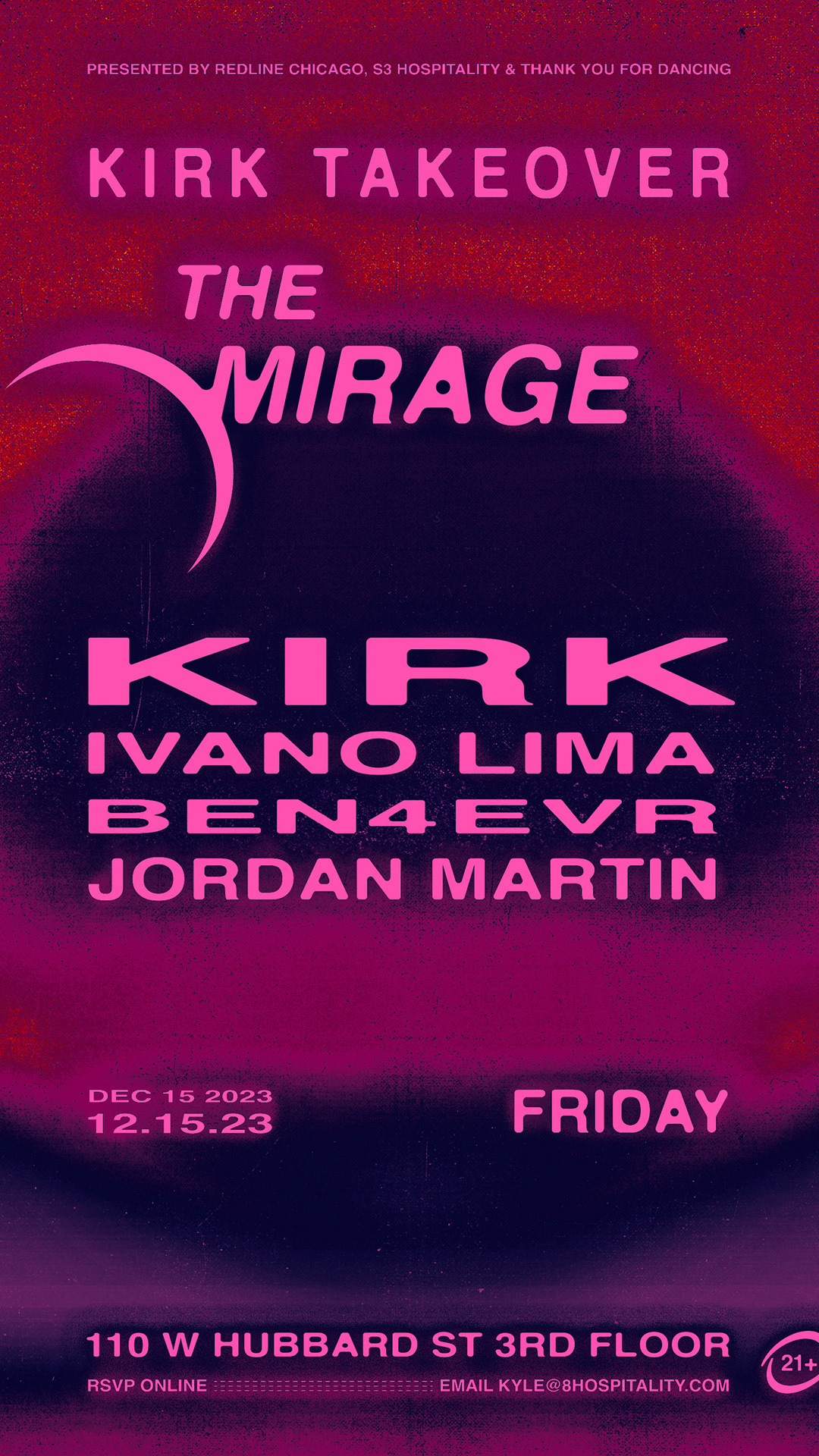 KIRK Takeover at The Mirage with Jordan Martin, BEN4EVR & More en TBA ...