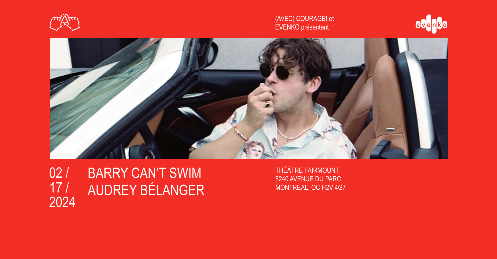 Barry Can't Swim - Montréal at Fairmount Theatre, Montreal