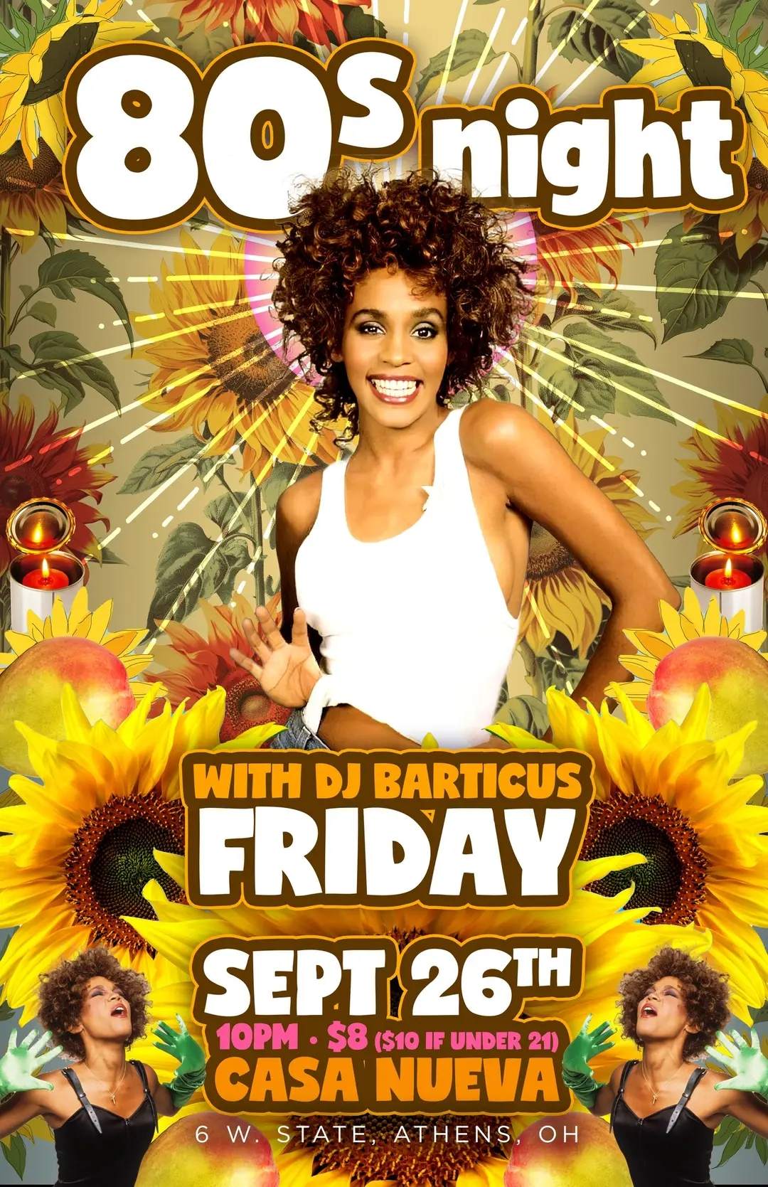 80s Night with DJ Barticus aka bartykutz at TBA - Casa Nueva - Athens ...