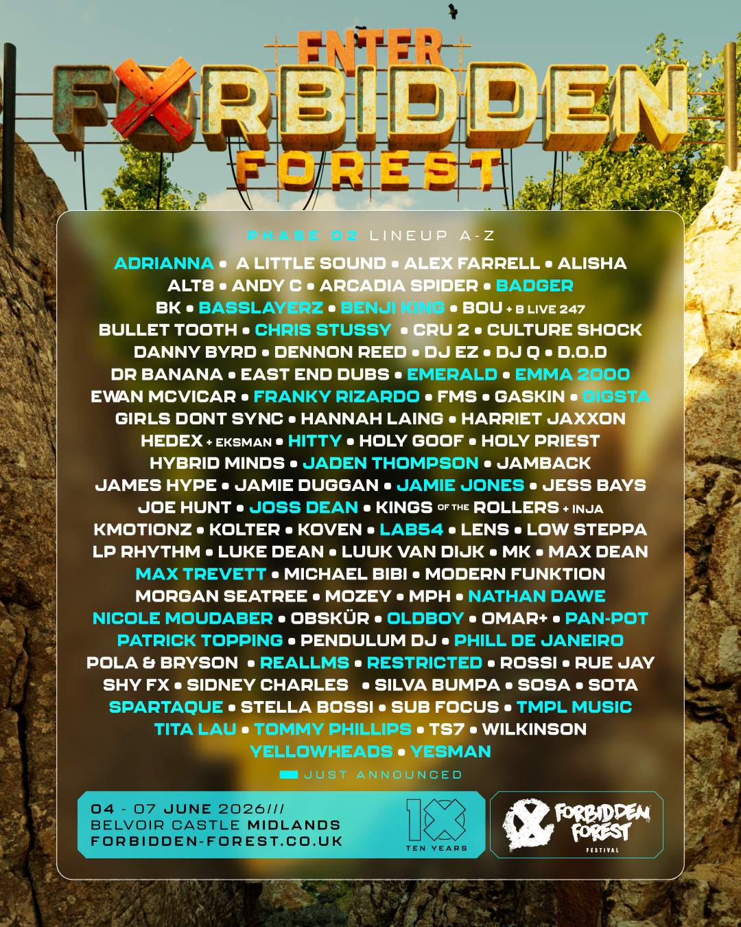 Forbidden Forest Festival 2026 at Belvoir Castle, Midlands