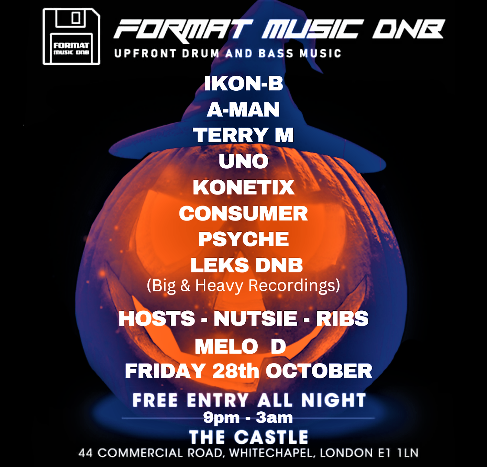 Format music dnb London at The Castle, London
