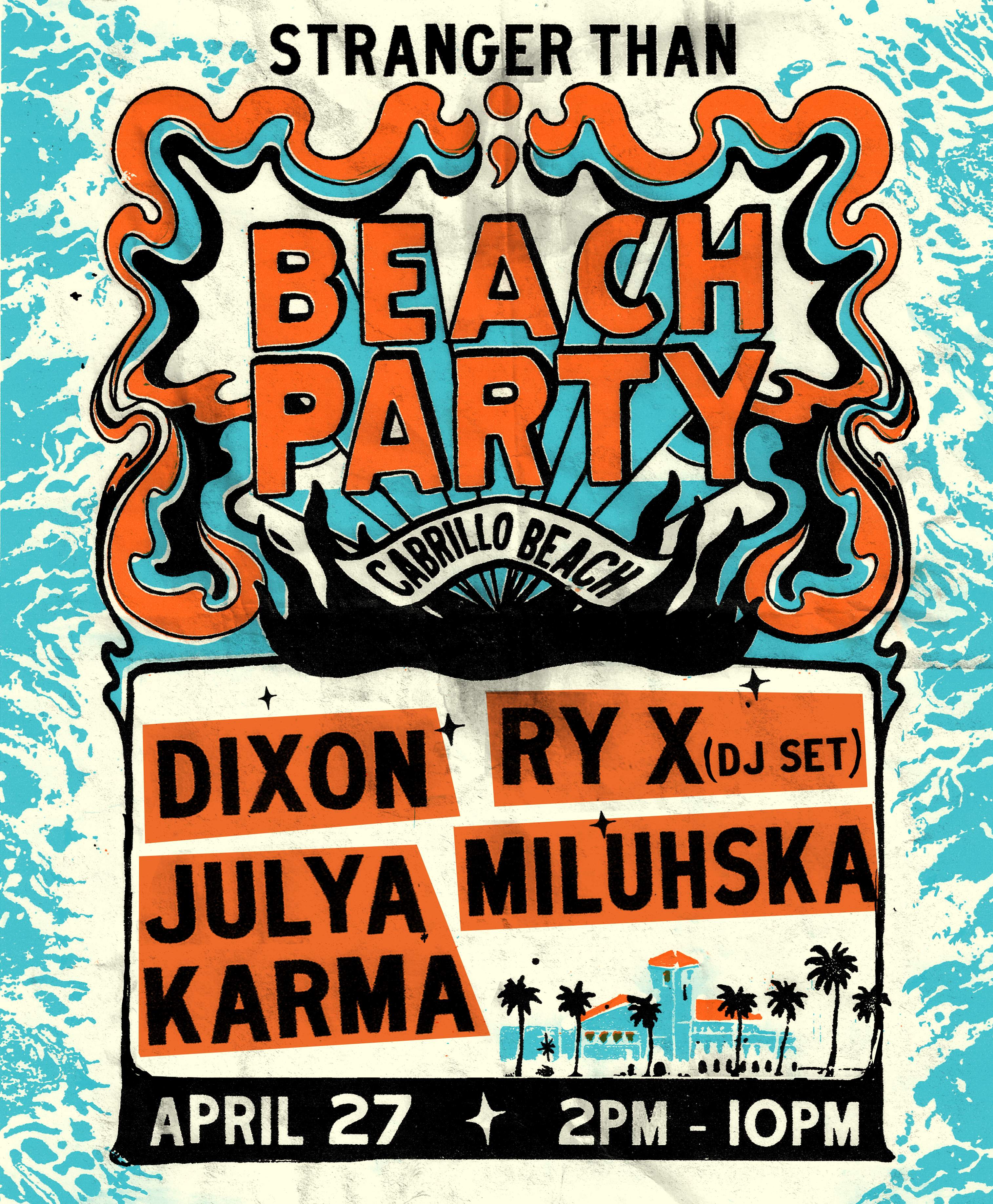 STRANGER THAN; Beach Party 2024 at Cabrillo Beach - Los Angeles, Los ...
