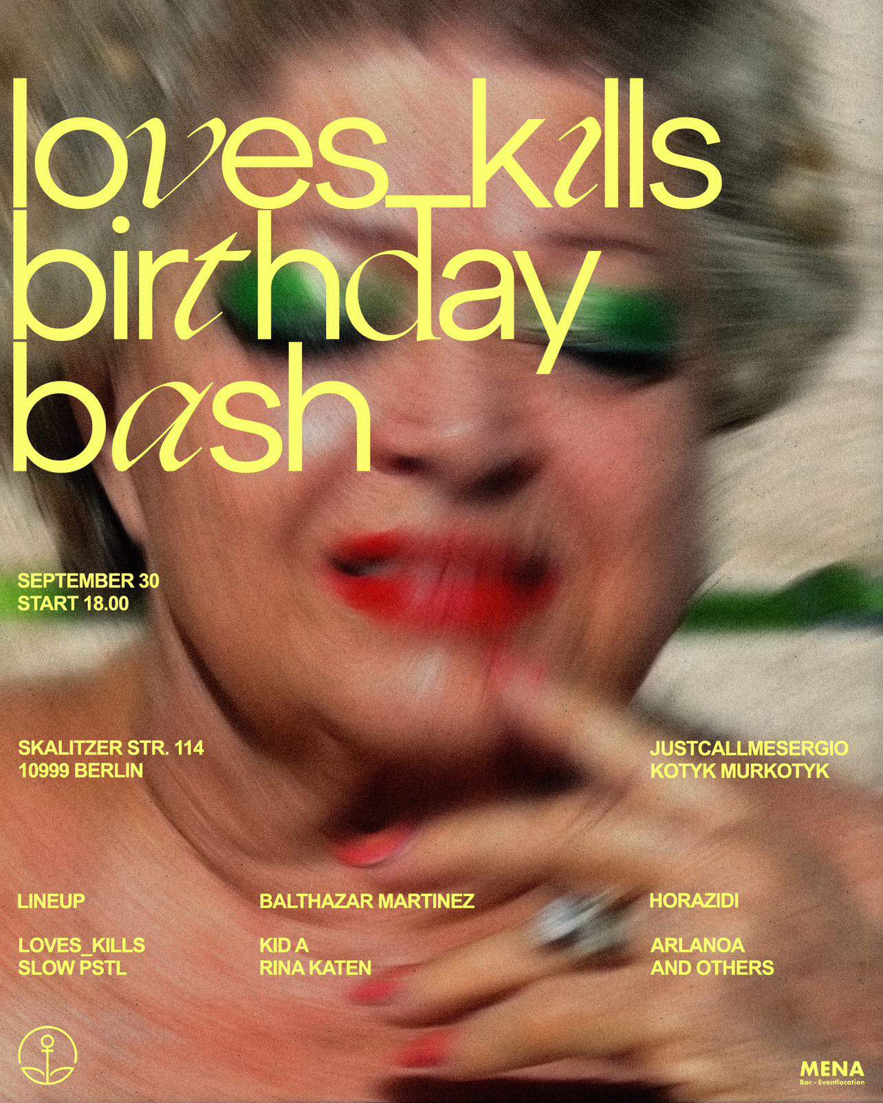 Loves_kills Birthday Bash en Mena Berlin, Berlín