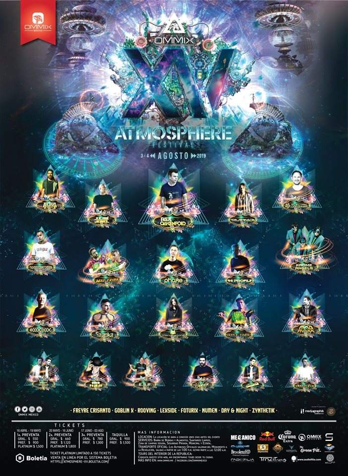 Atmosphere Festival •XV• Edition By Ommix at TBA - CDMX, メキシコシティ