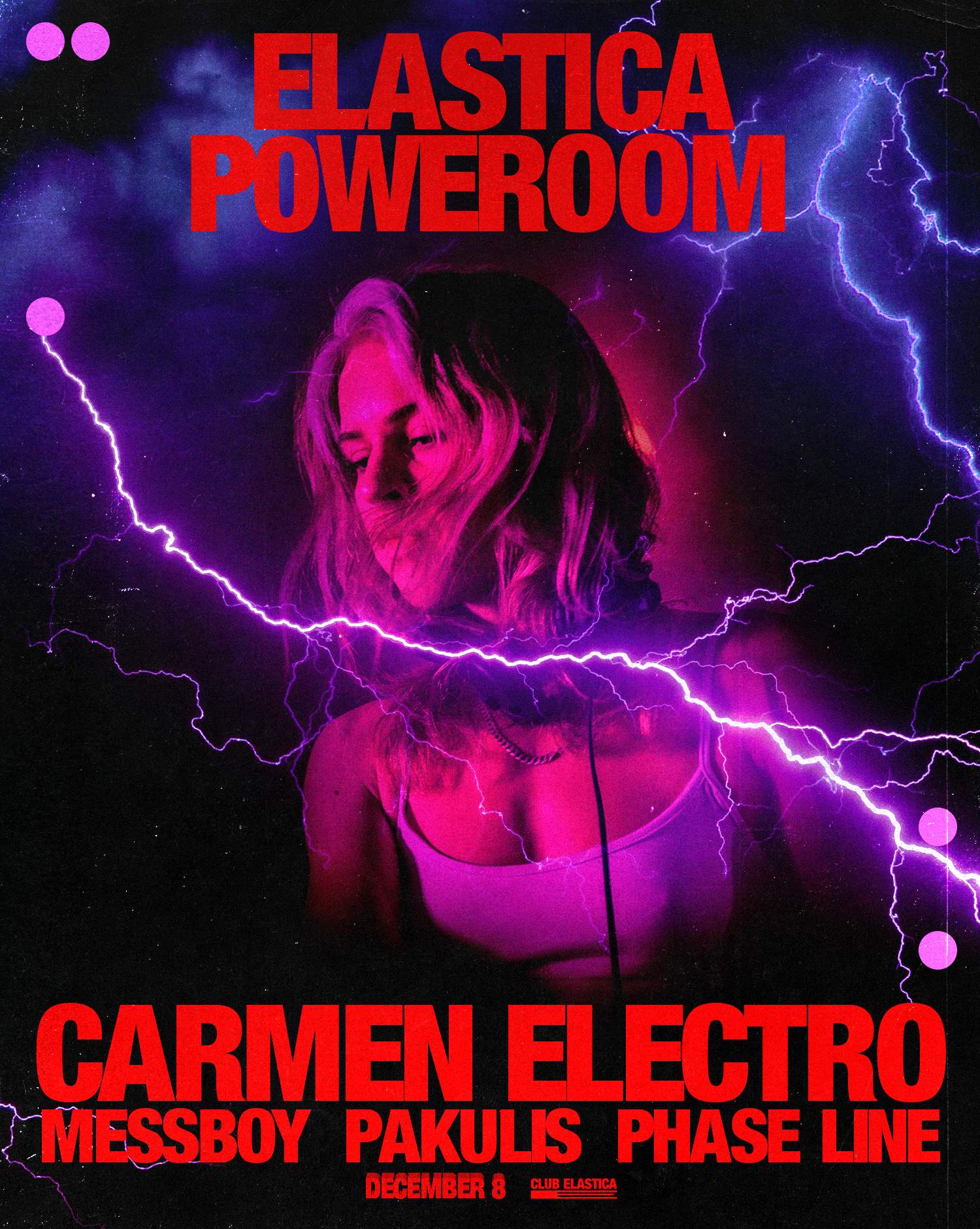 Elastica Poweroom: Carmen Electro, Messboy, Pakulis, Phase Line at Elastica, Vilnius