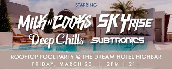 Rooftop Pool Party - The Dream Hotel bei Highbar, Miami